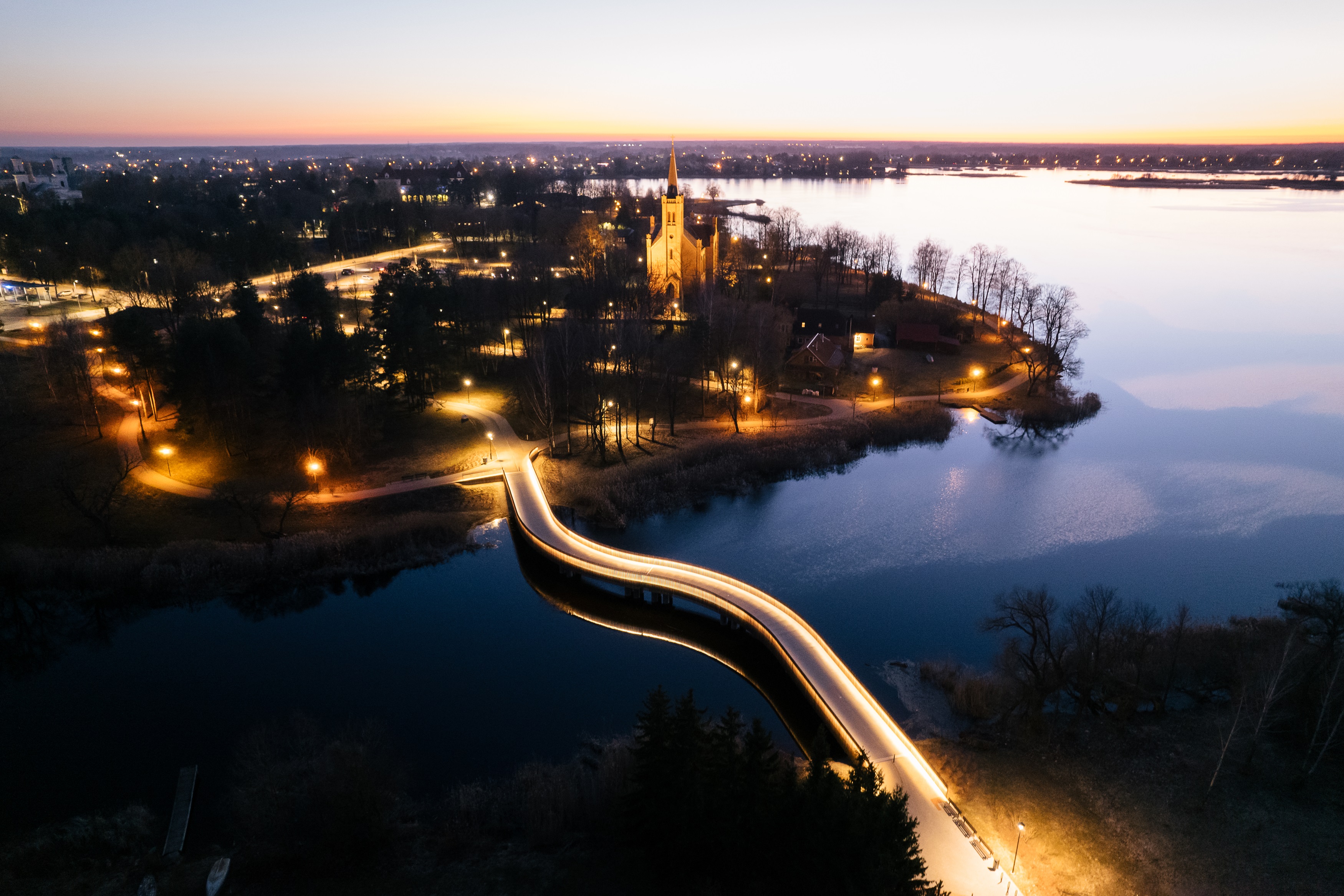 Park and bridge, Biržai by UAB APLAN - Architizer