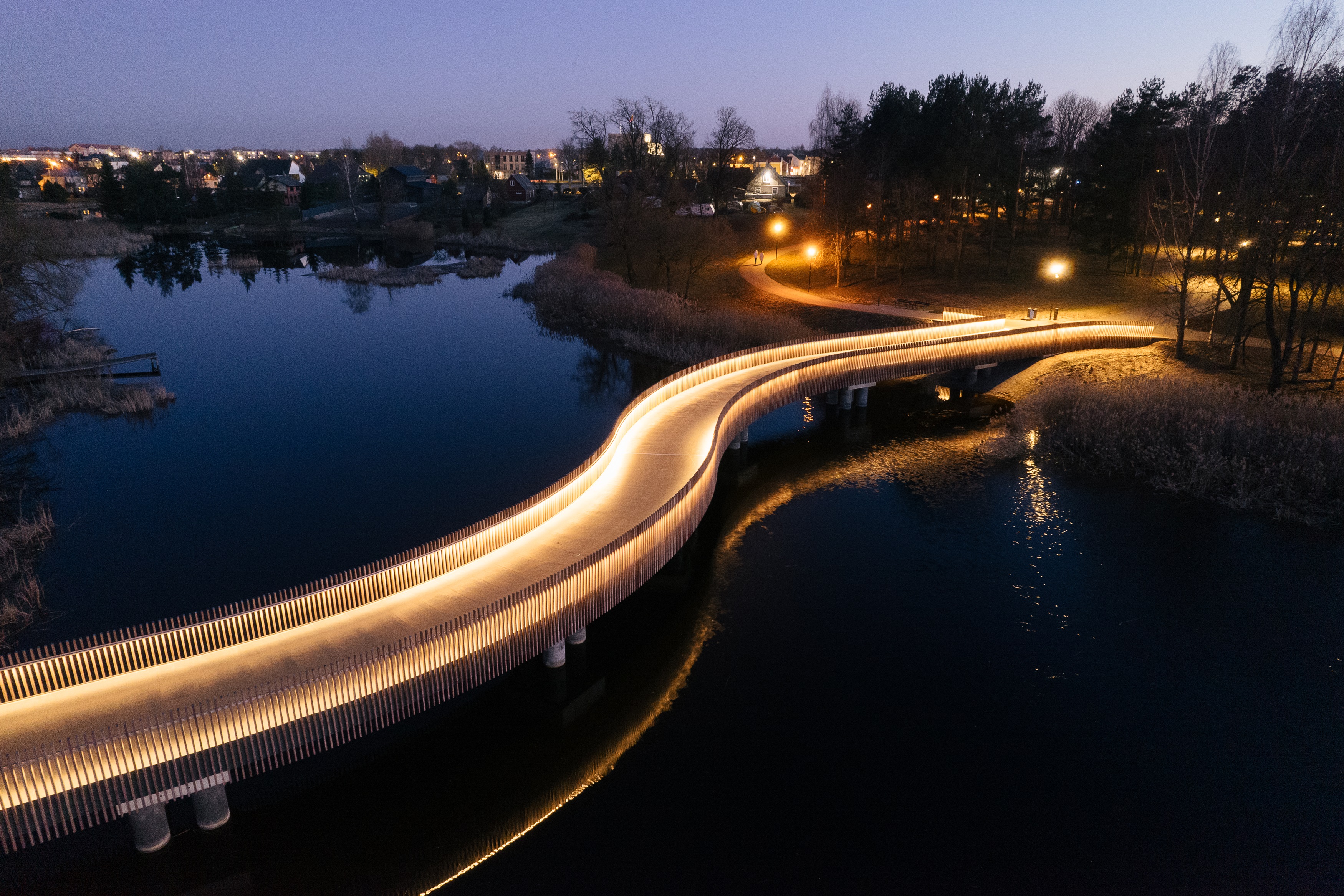 Park and bridge, Biržai by UAB APLAN - Architizer