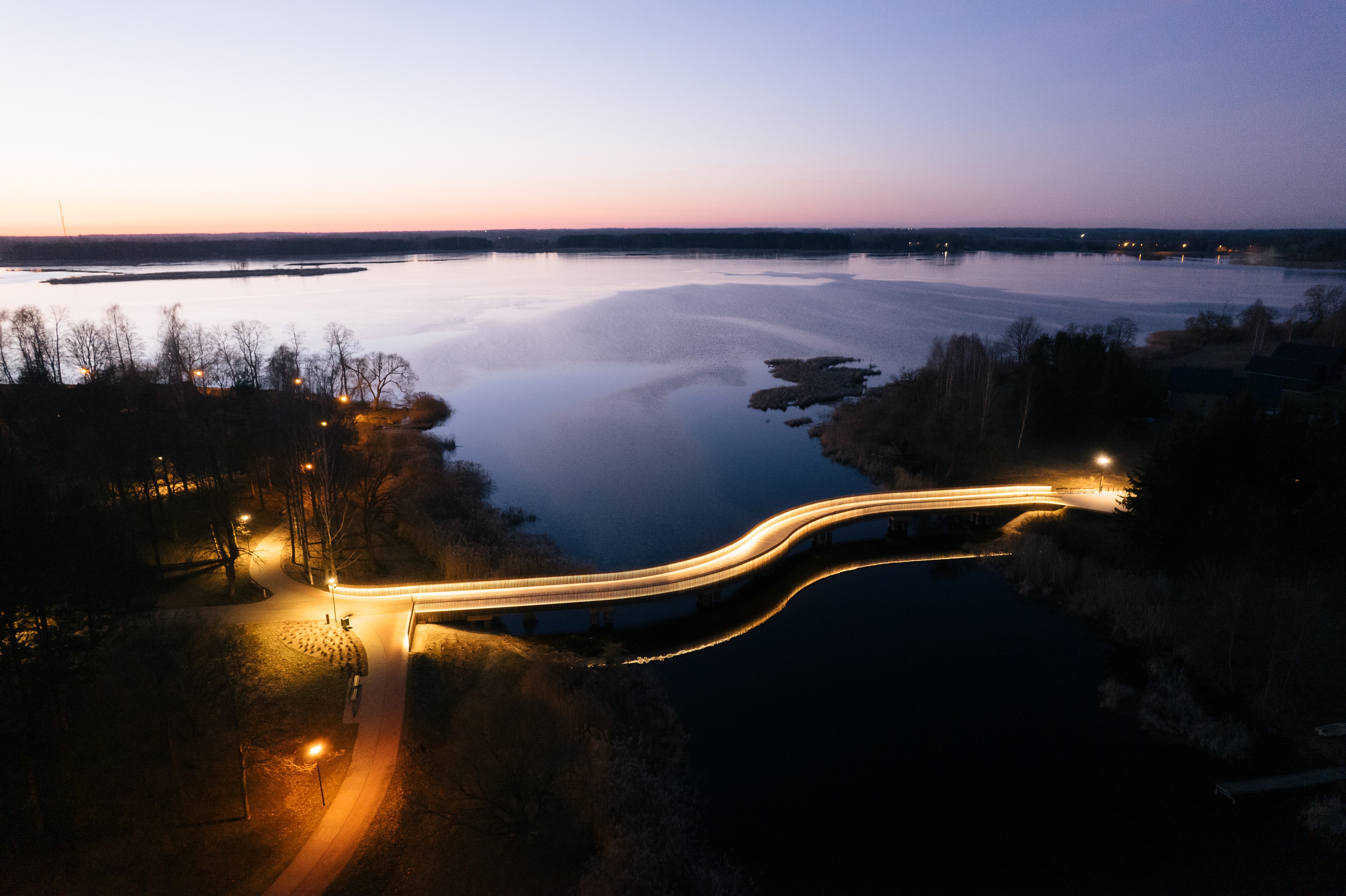 Park and bridge, Biržai by UAB APLAN - Architizer