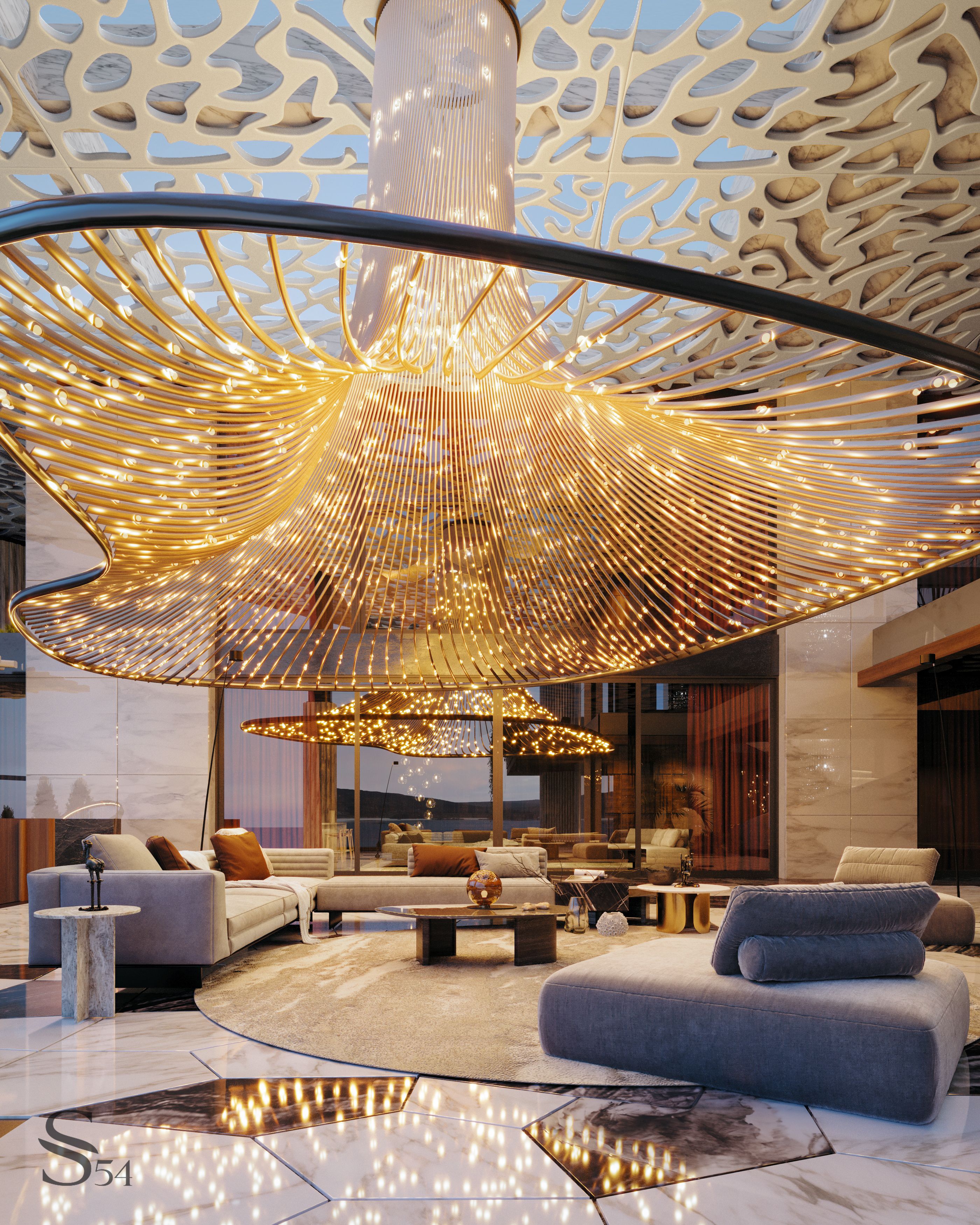 Residential project integrating ethnic motifs in Qatar by Studia 54 ...