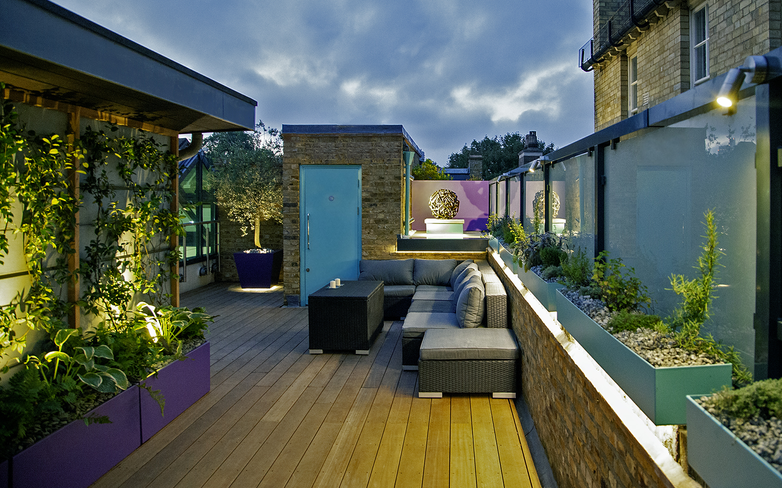 Modern Roof Terrace Design Ideas London by Mylandscapes Roof Garden ...
