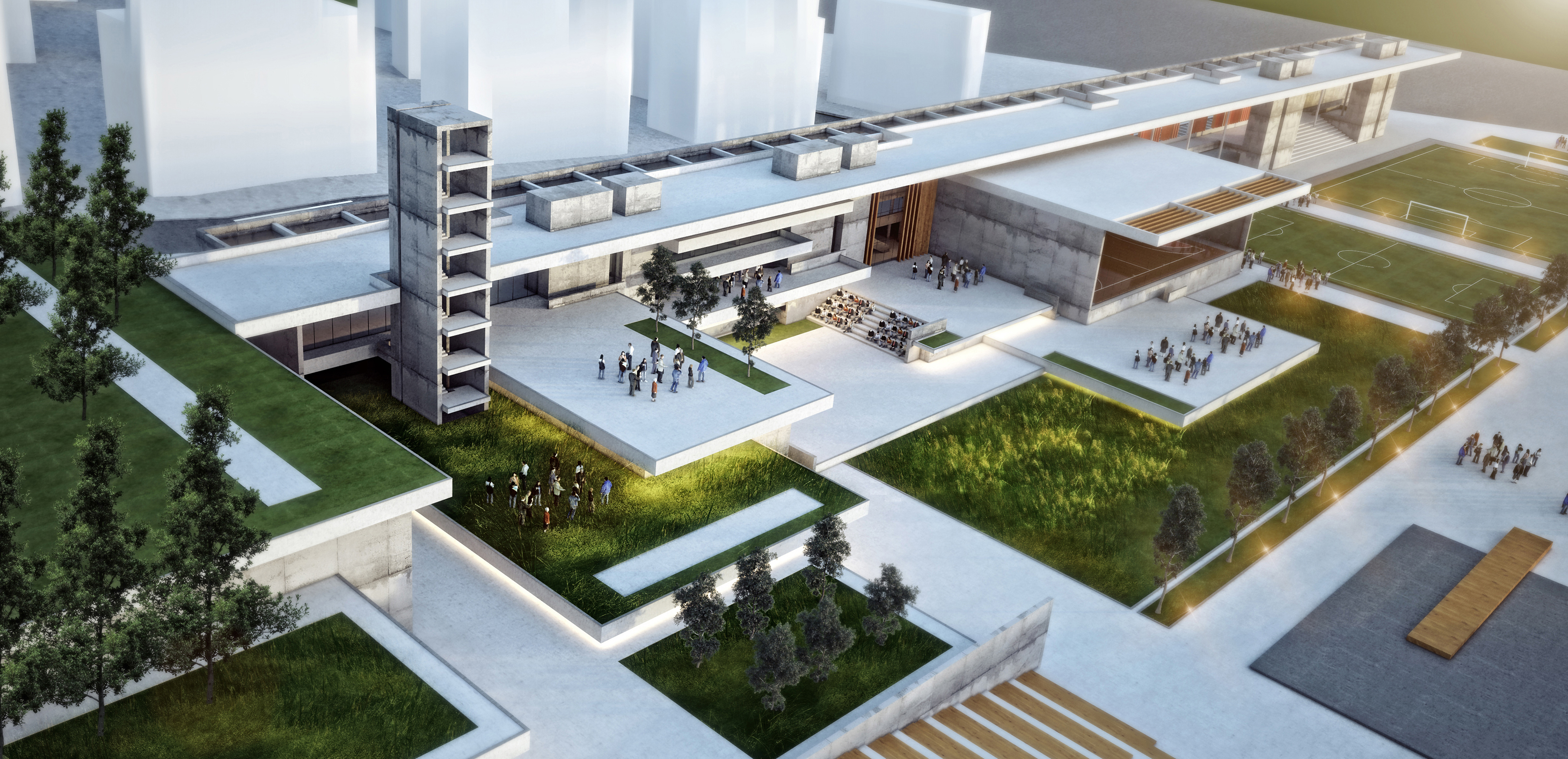 Aksaray Sports Complex and Recreation Area by NODE Studio - Architizer