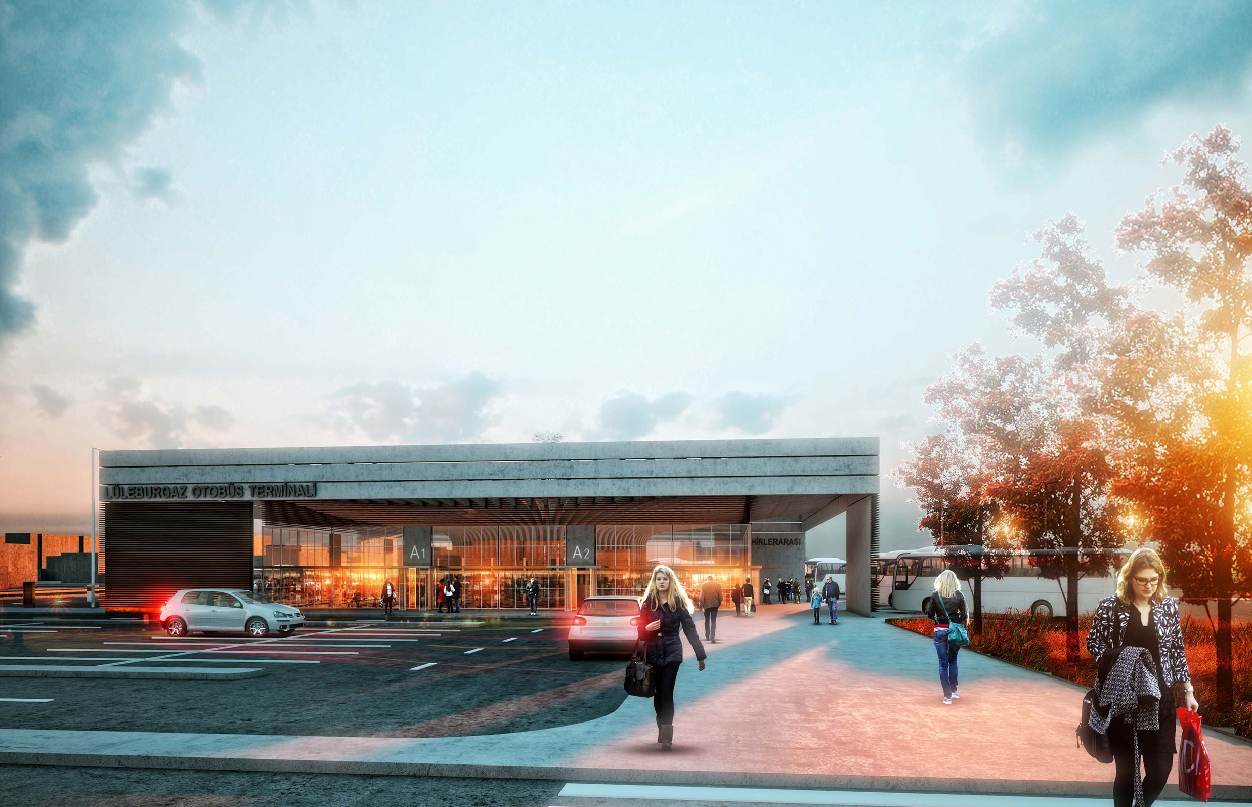 Luleburgaz Intercity Bus Terminal by NODE Studio - Architizer