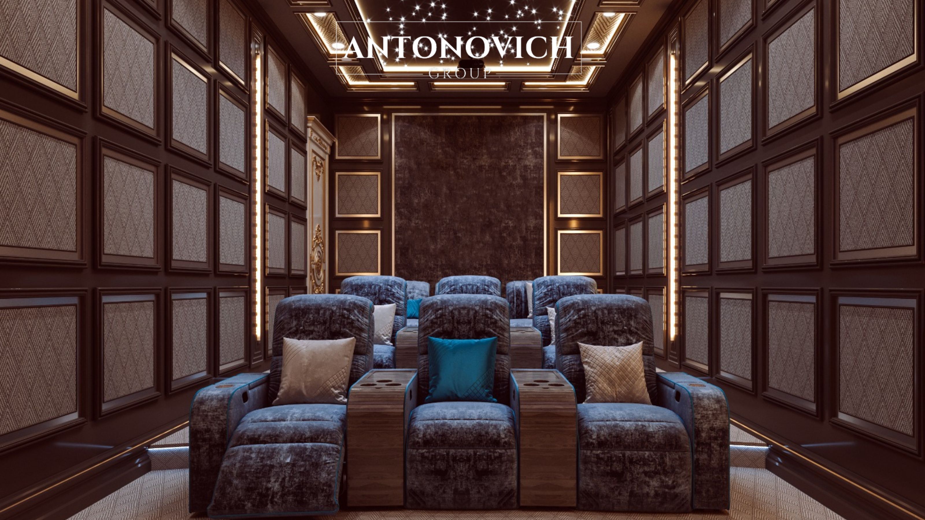 Luxury Fit-Out for Home Cinemas by LUXURY ANTONOVICH DESIGN - Architizer