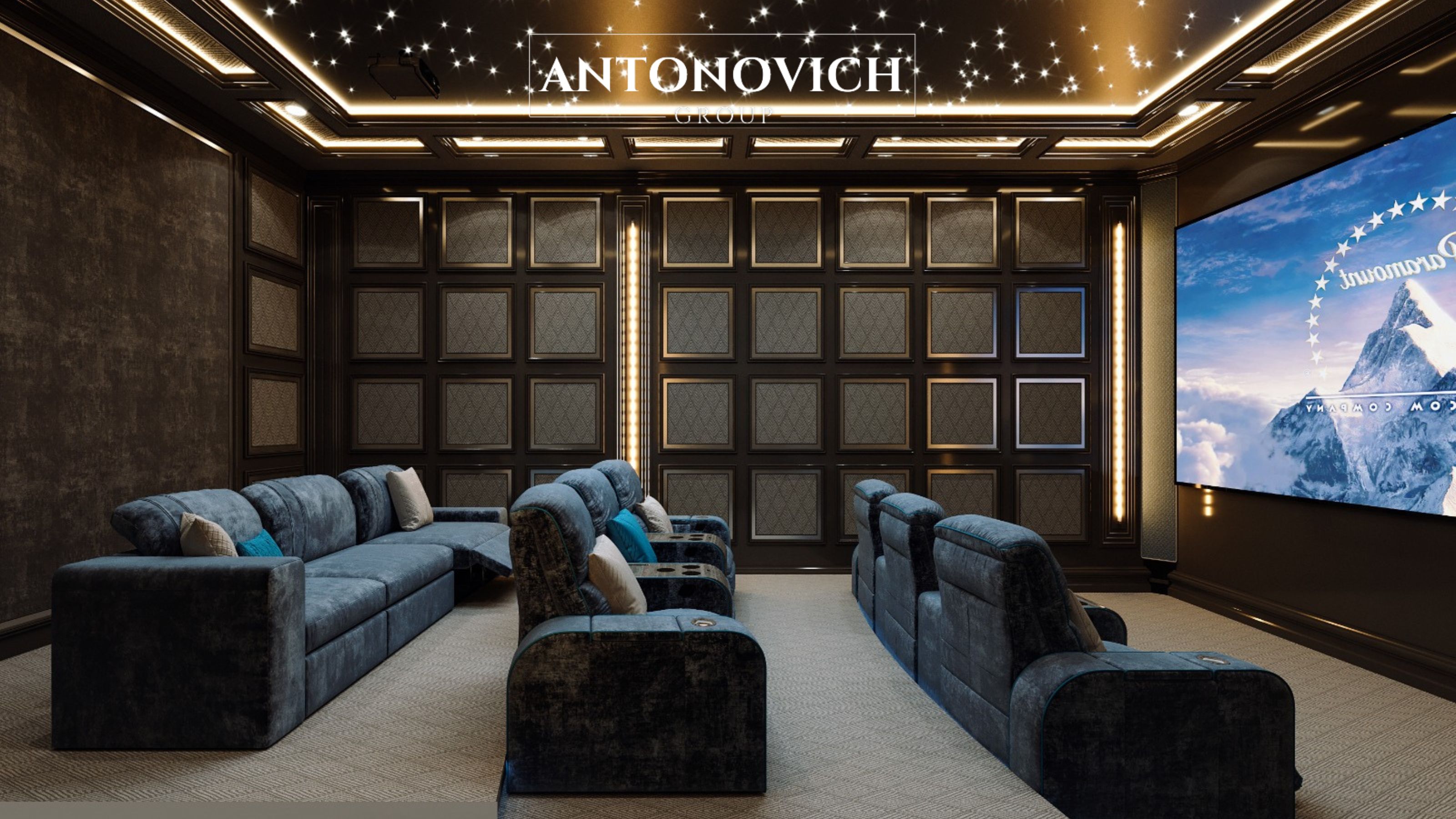Luxury Fit-Out for Home Cinemas by LUXURY ANTONOVICH DESIGN - Architizer