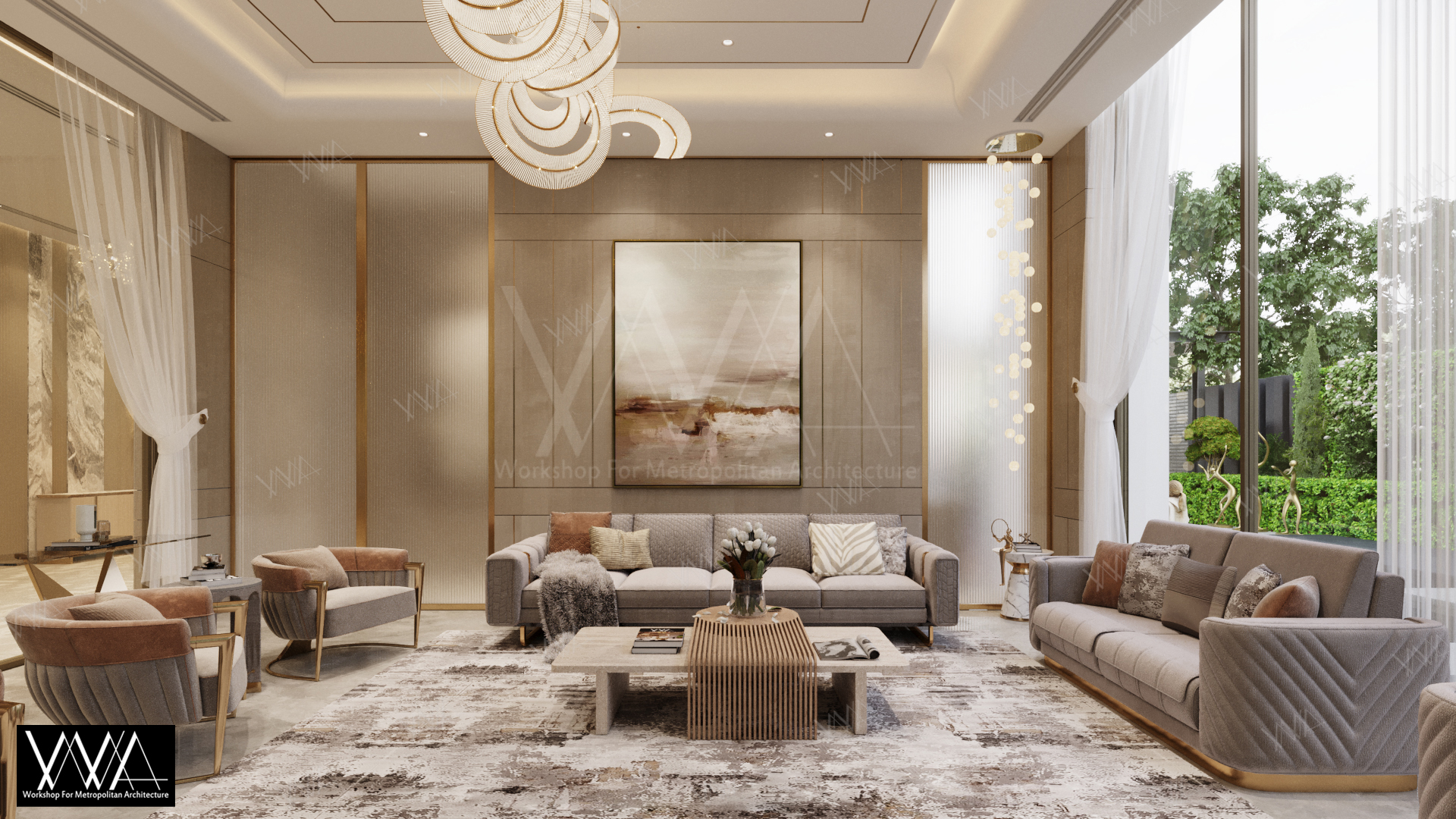 Creating a Grand First Impression: Tips for an Opulent Living Room ...