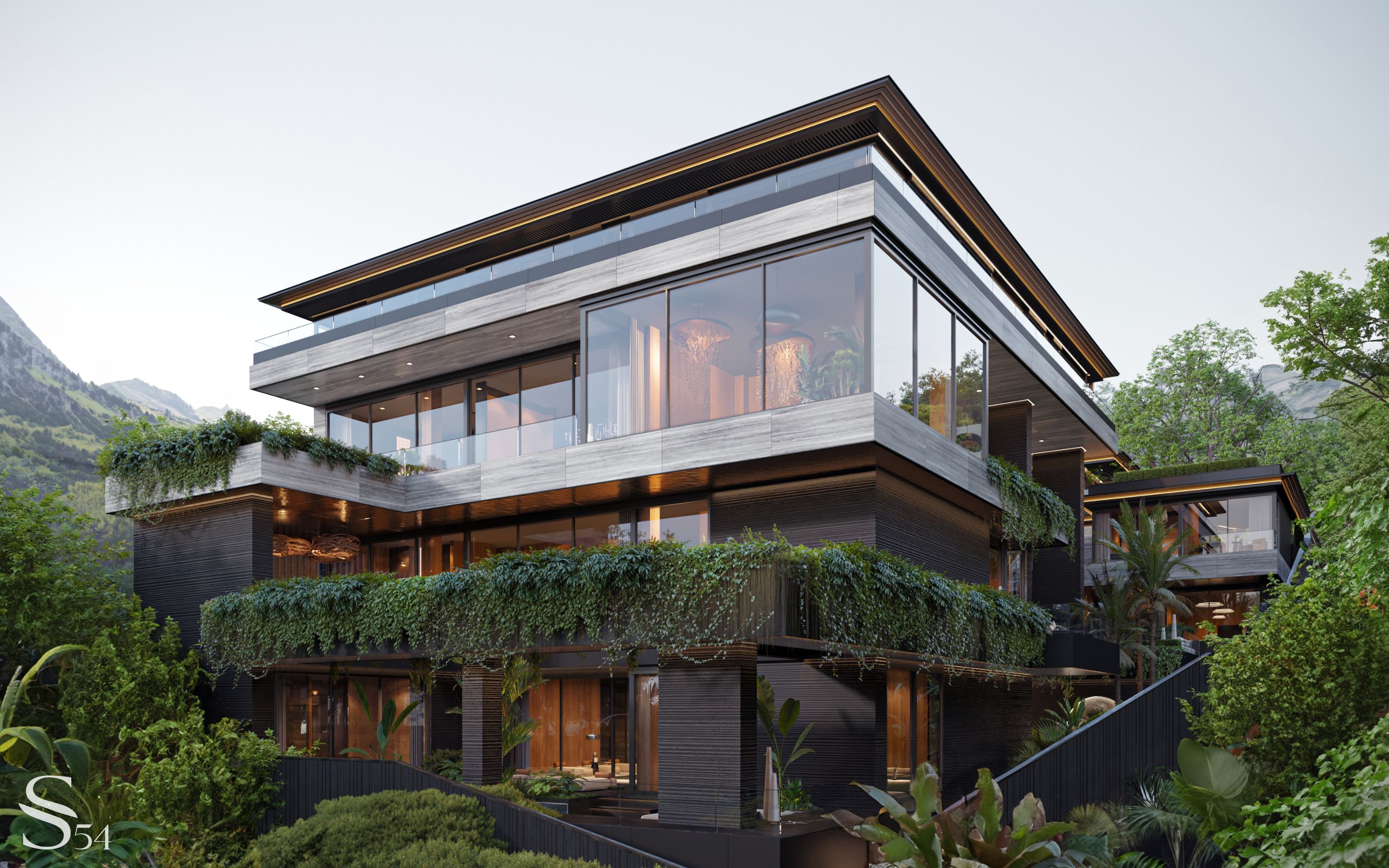 Architectural project of a four-story house in the Philippines by ...
