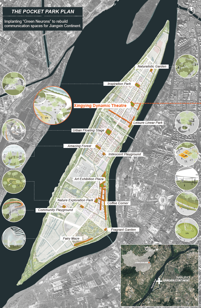 Sino-Singapore Nanjing Eco High-Tech Island Pocket Park Plan by antao ...