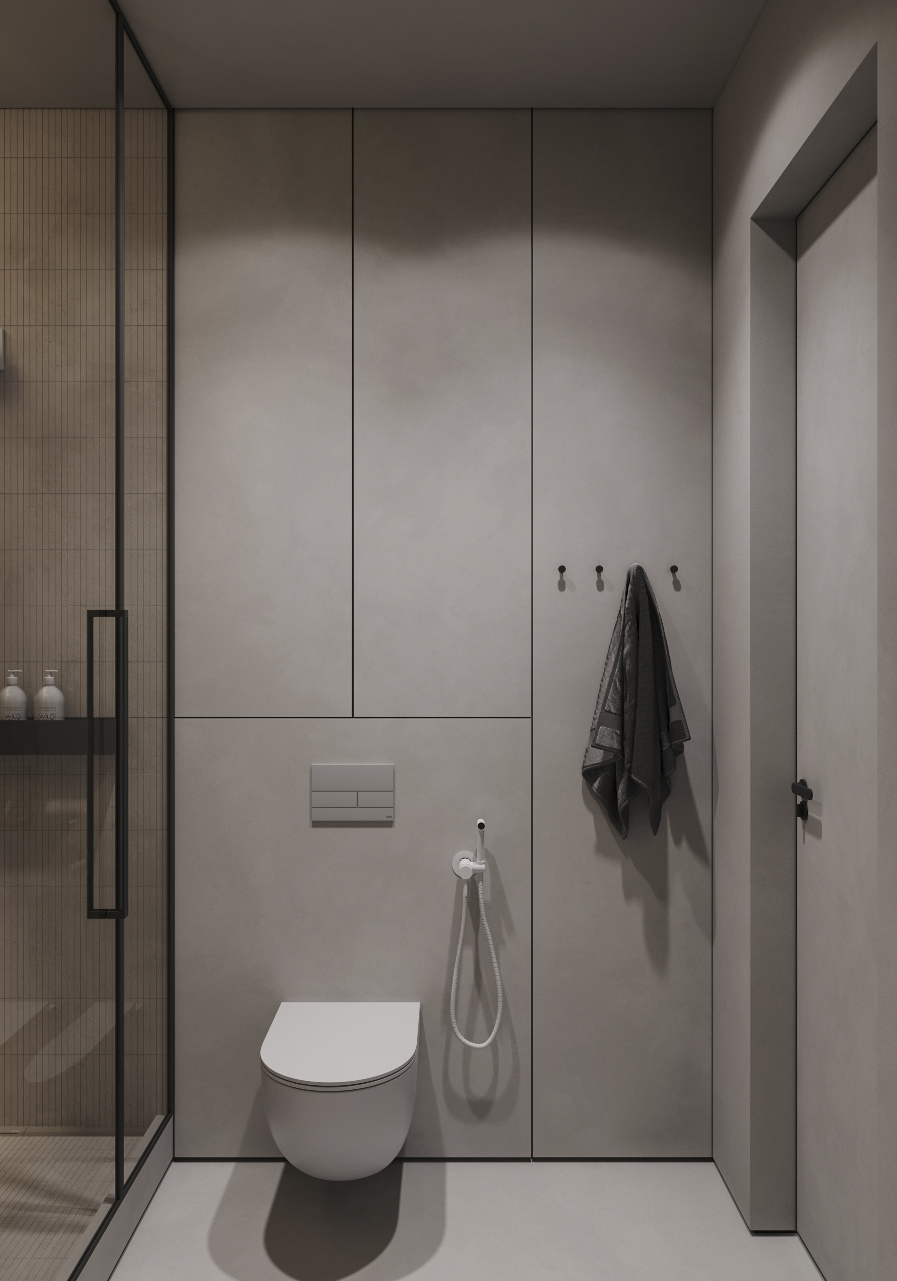 Visualization of the master bathroom by AMB render - Architizer