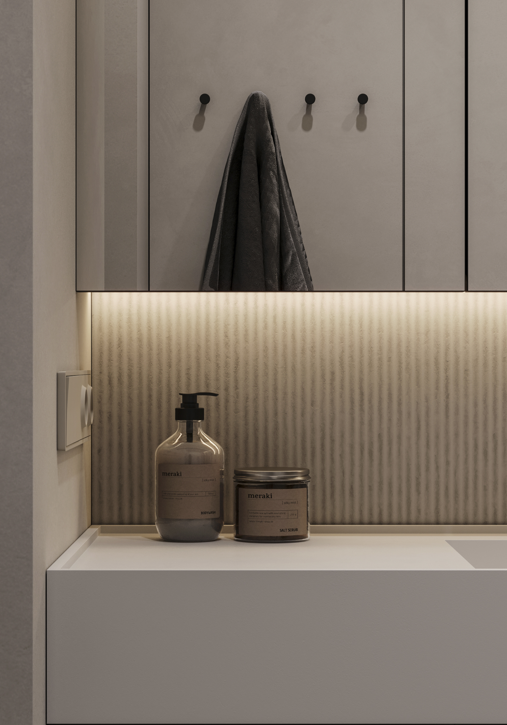 Visualization of the master bathroom by AMB render - Architizer