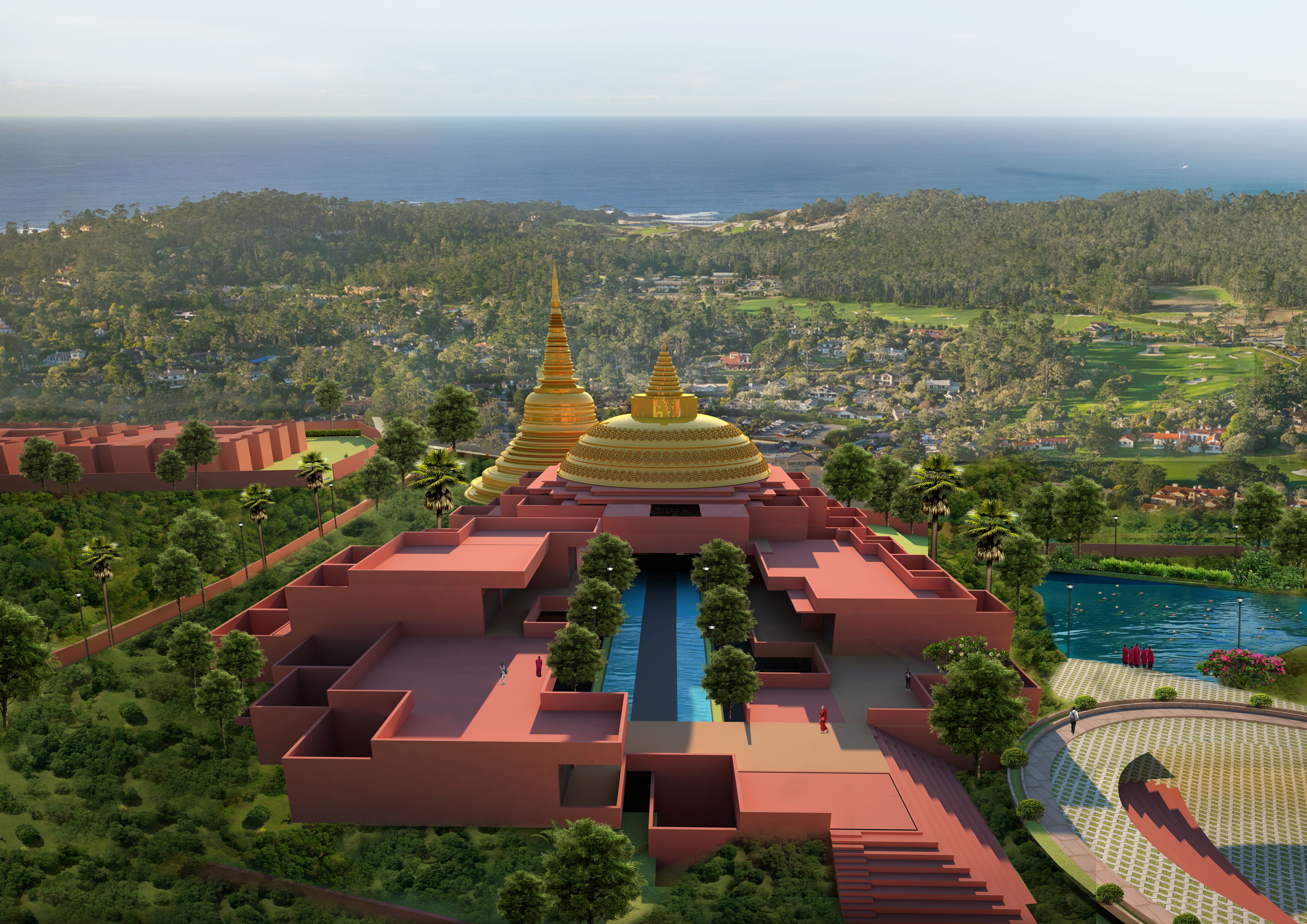Dhamma Dipa International Buddhist University by 4site architects ...