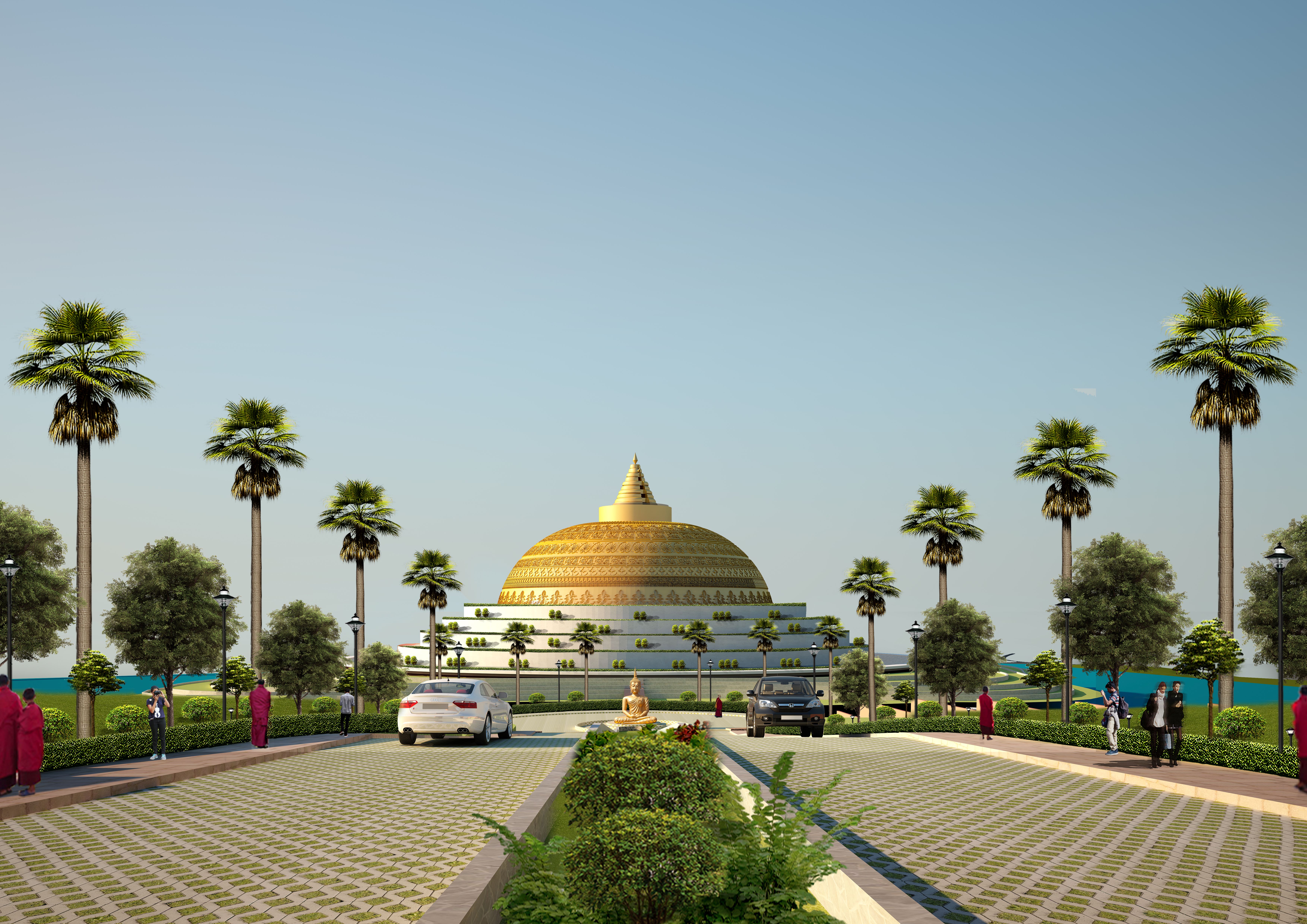 Dhamma Dipa International Buddhist University by 4site architects ...