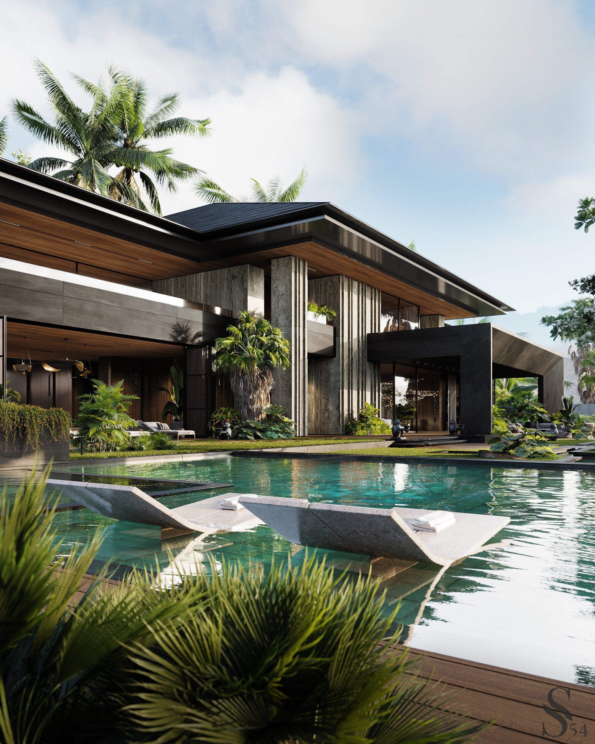Architectural project of a villa in Indonesia by Studia 54 - Architizer