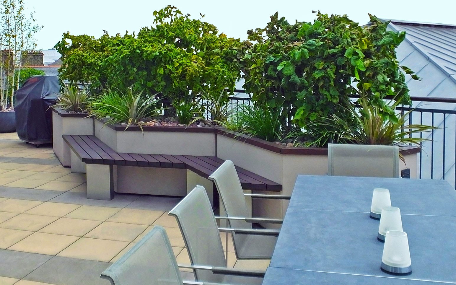 Chelsea Roof Terrace Garden Design by Mylandscapes Roof Garden Design ...