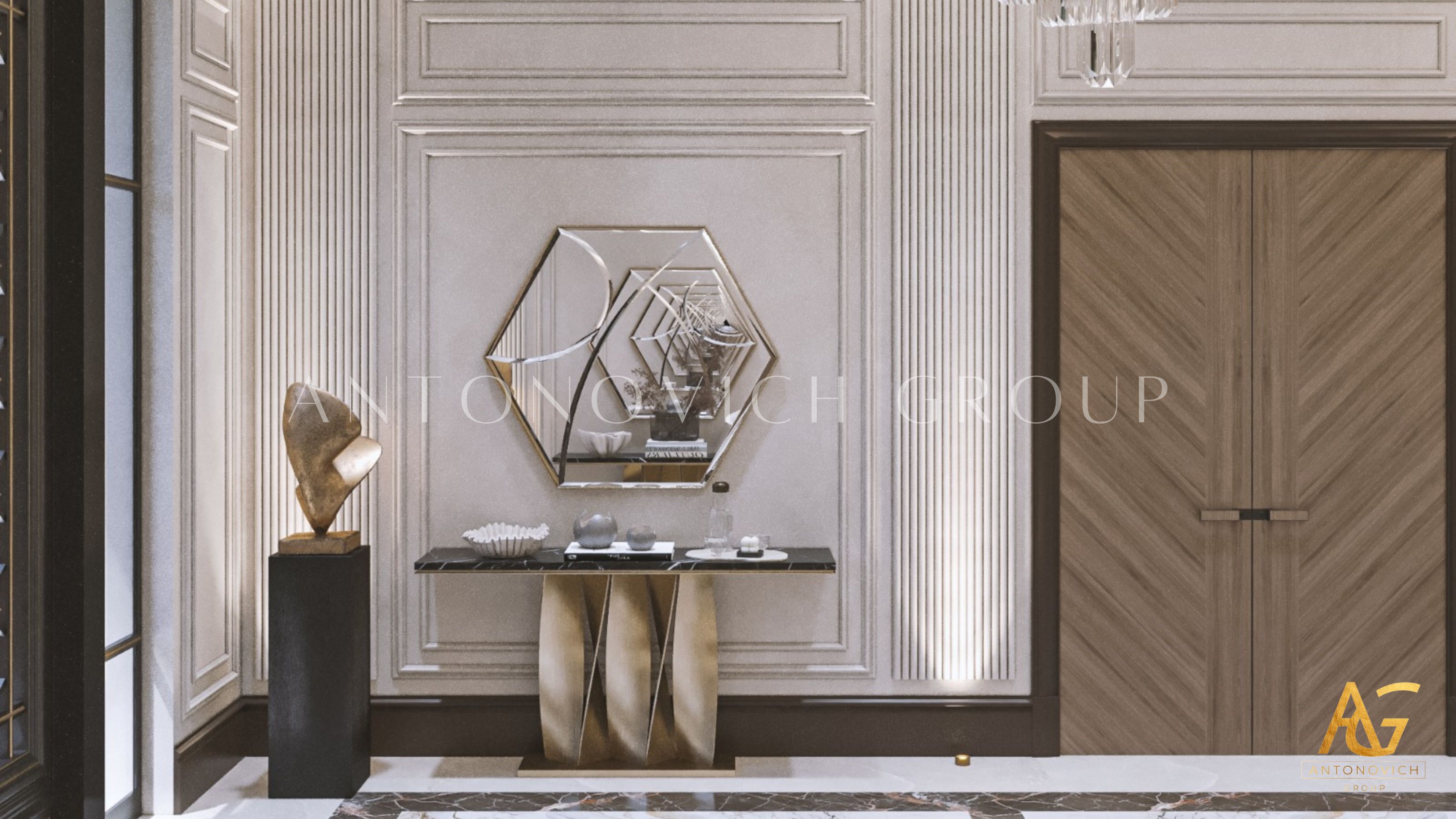 The Art of First Impressions: Spacious Foyer Interior Design by LUXURY ...