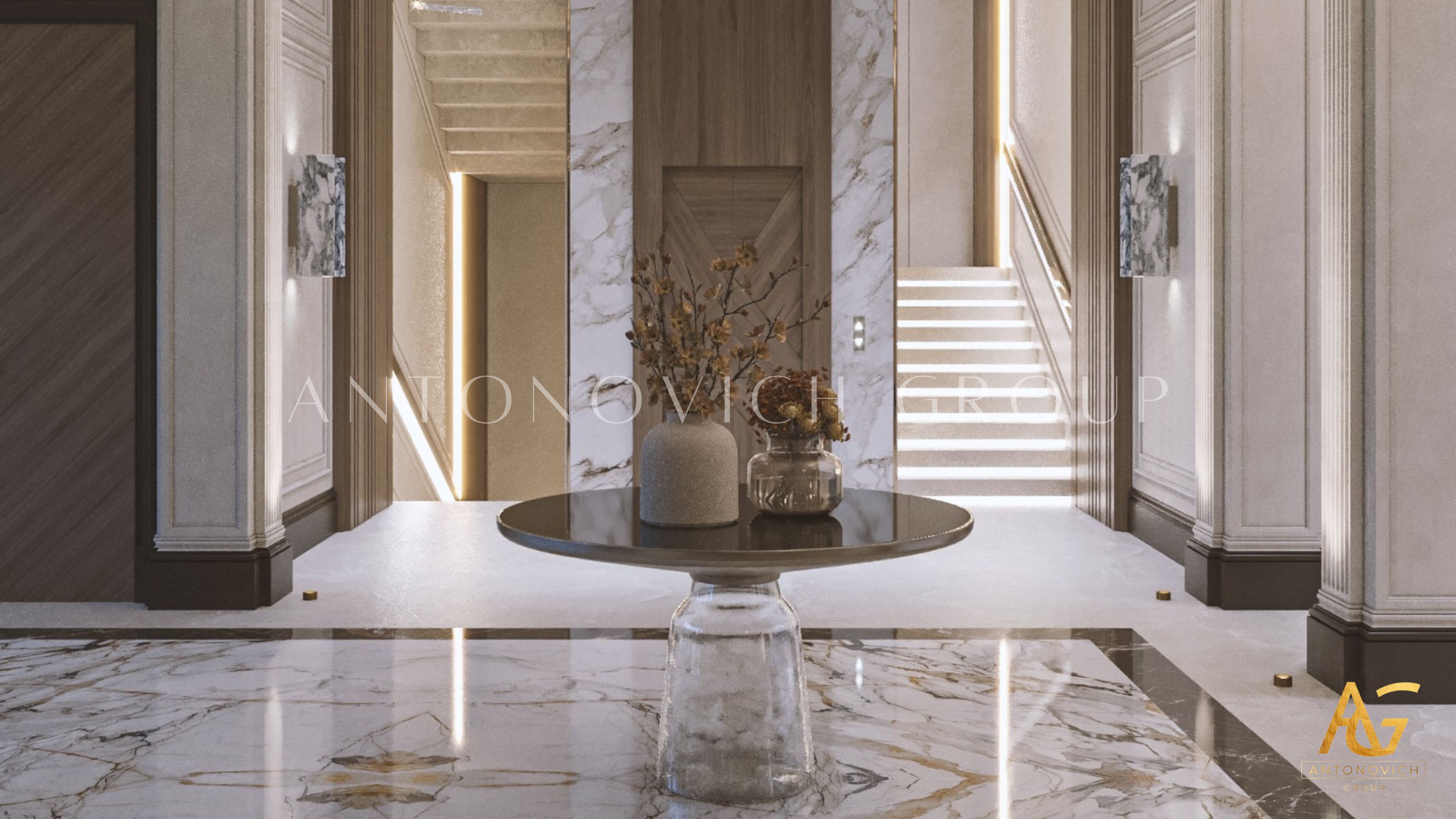 The Art of First Impressions: Spacious Foyer Interior Design by LUXURY ...