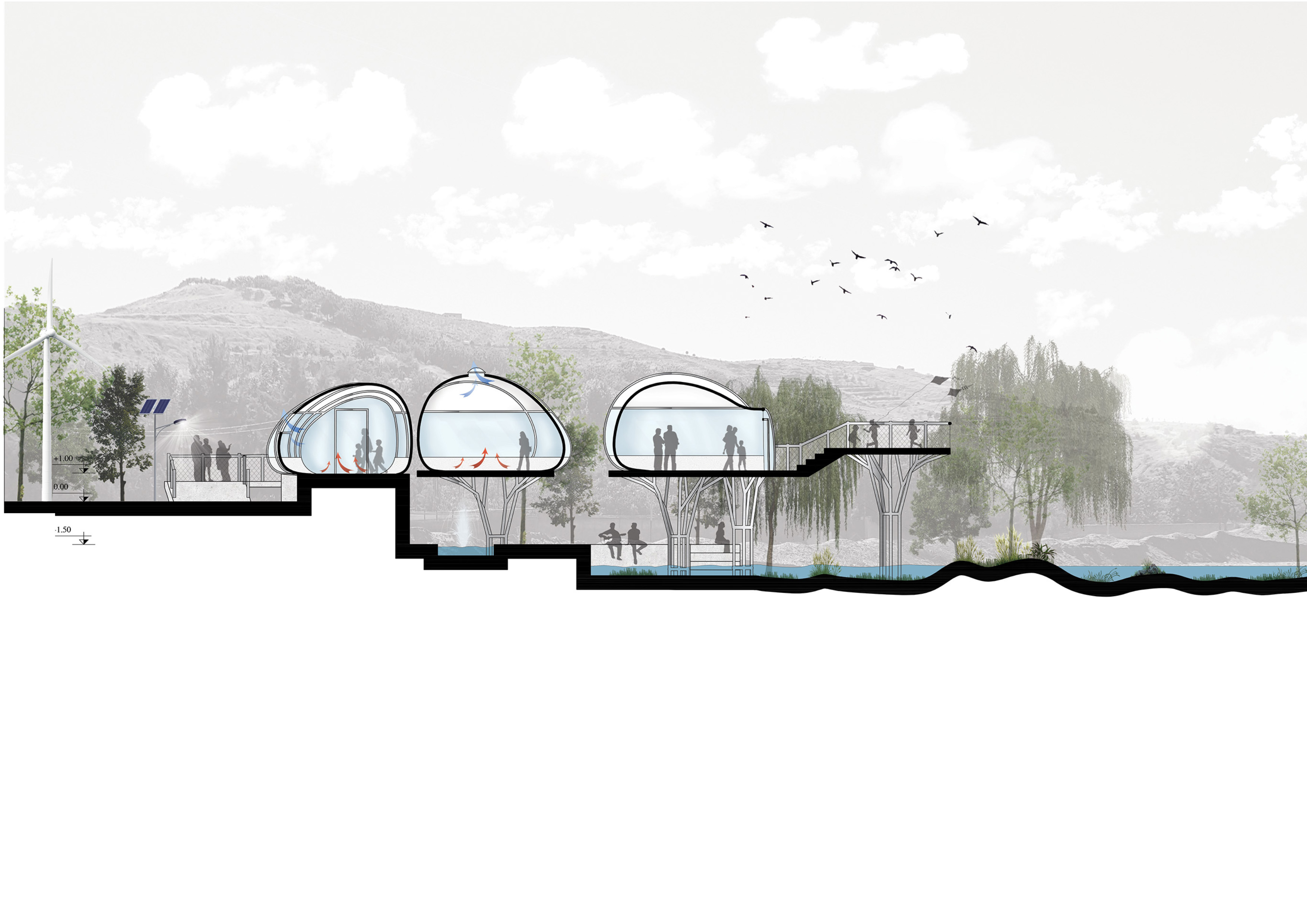 Idea 4093939: Blue Health Station / Riverside Regeneration by K`C Group ...