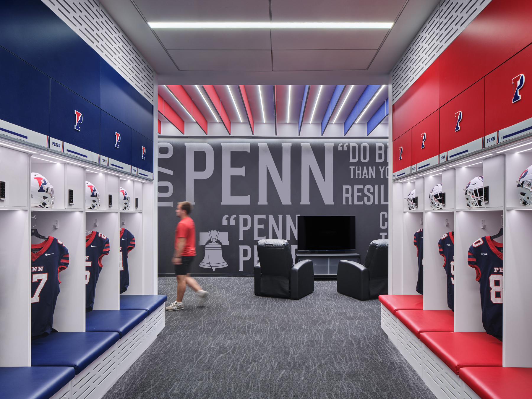 University of Pennsylvania, Penn Locker Room by EwingCole - Architizer