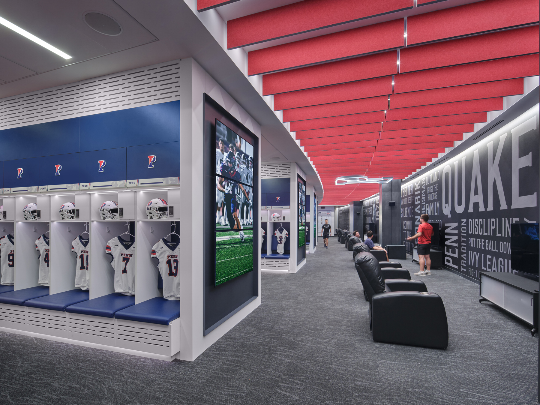 University of Pennsylvania, Penn Locker Room by EwingCole - Architizer
