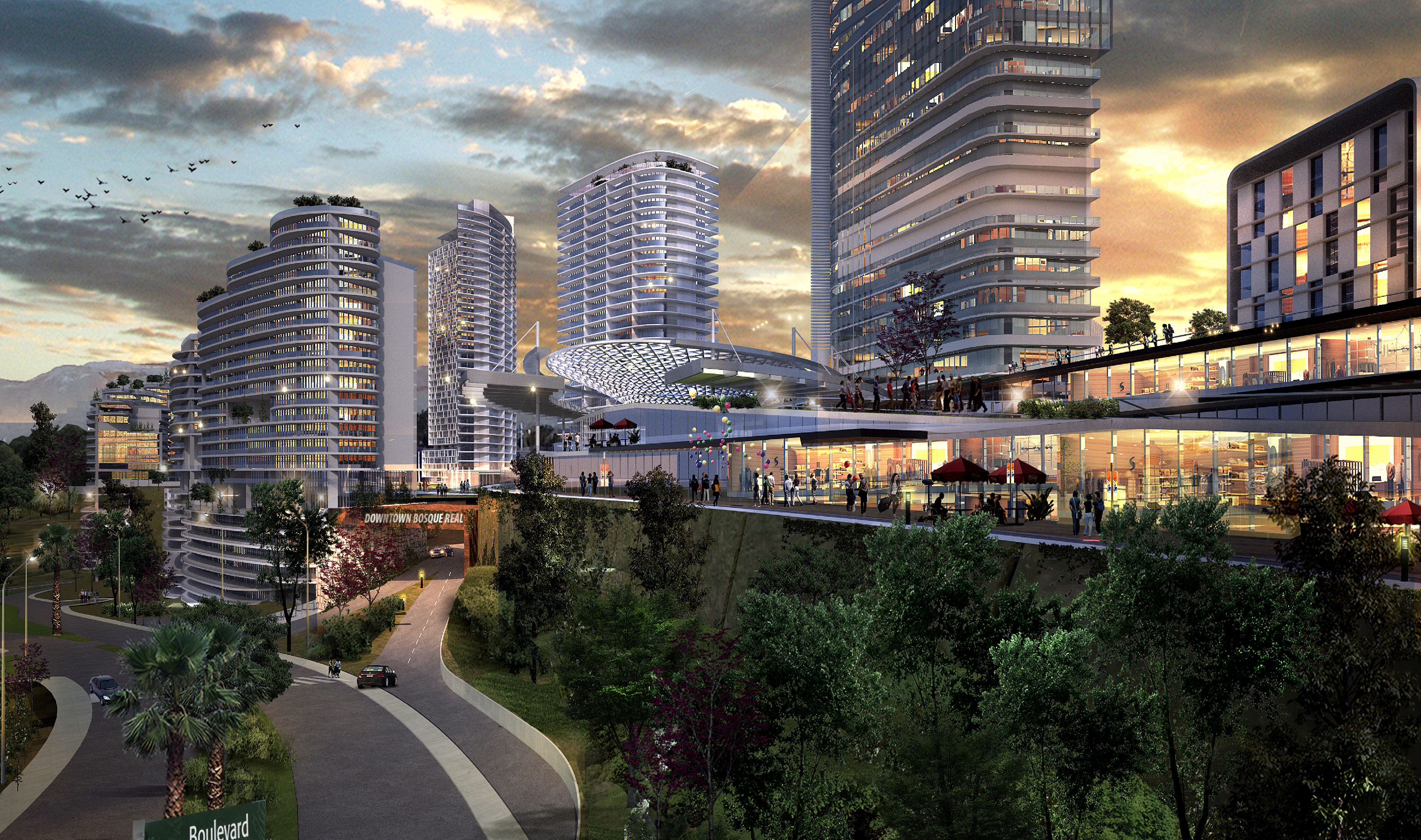 Downtown - Bosque Real by Gomez Vazquez International - Architizer