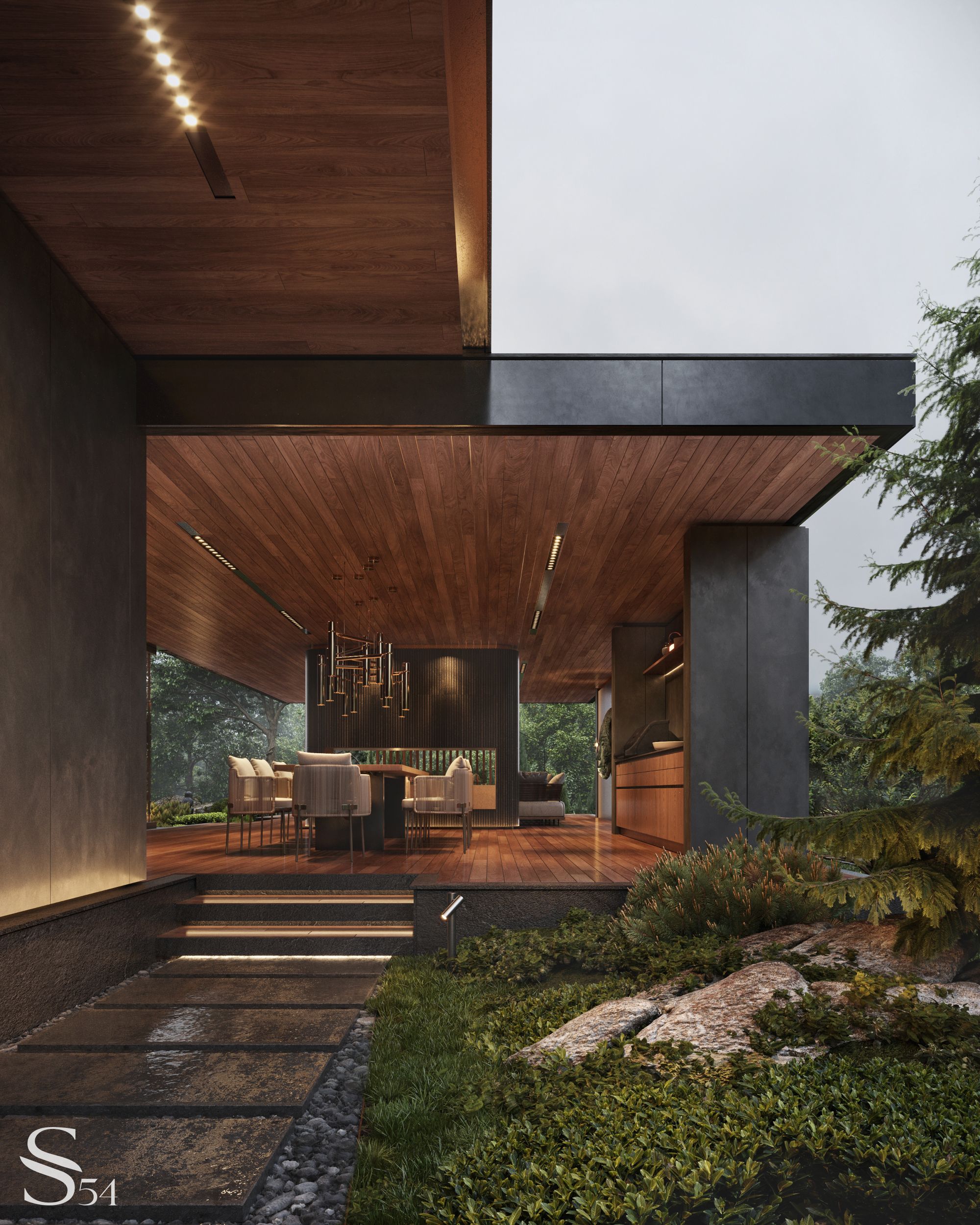Architectural project of a private house in the Czech Republic by ...