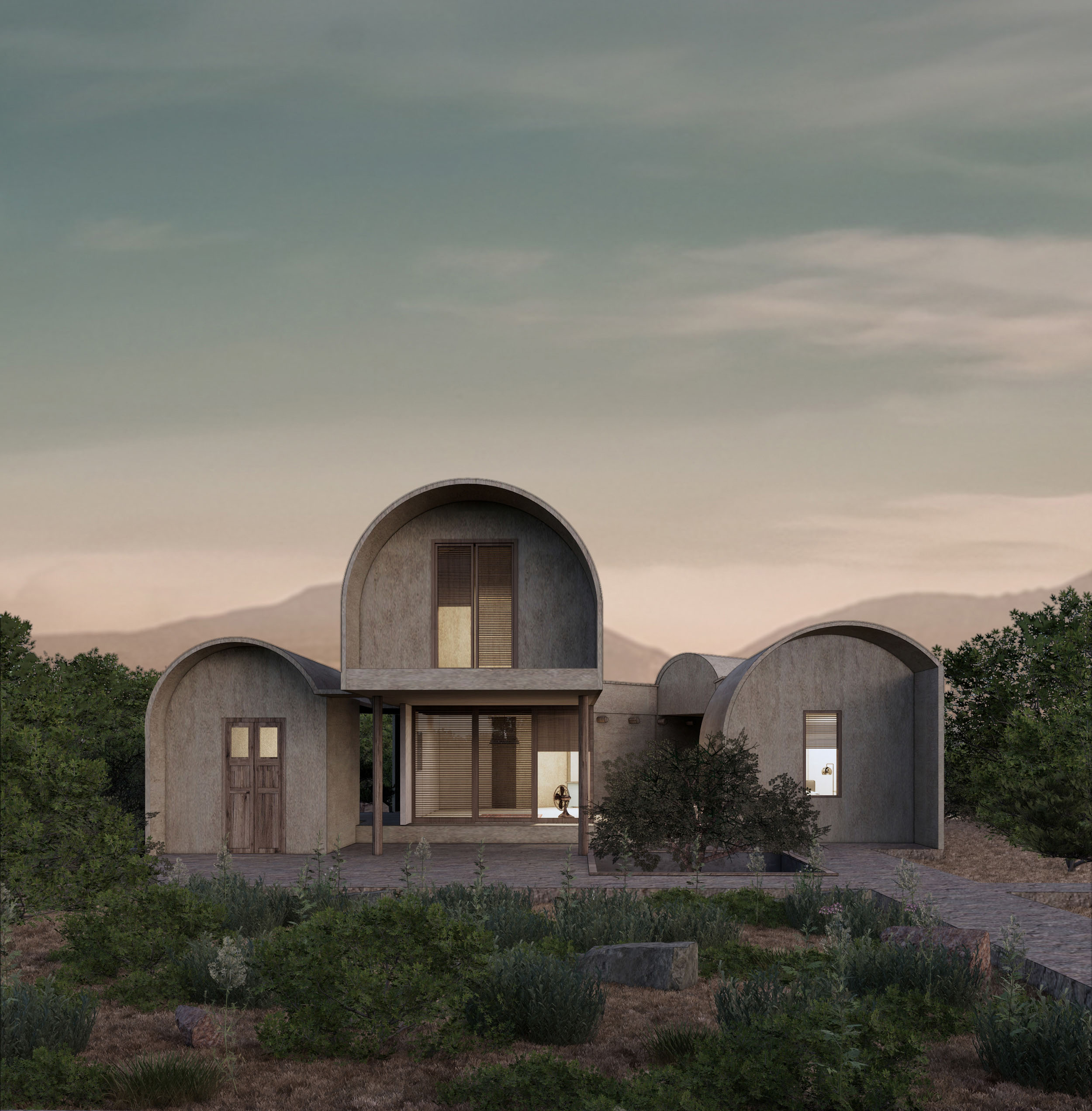A Garden House In Farashah by Context studio - Architizer