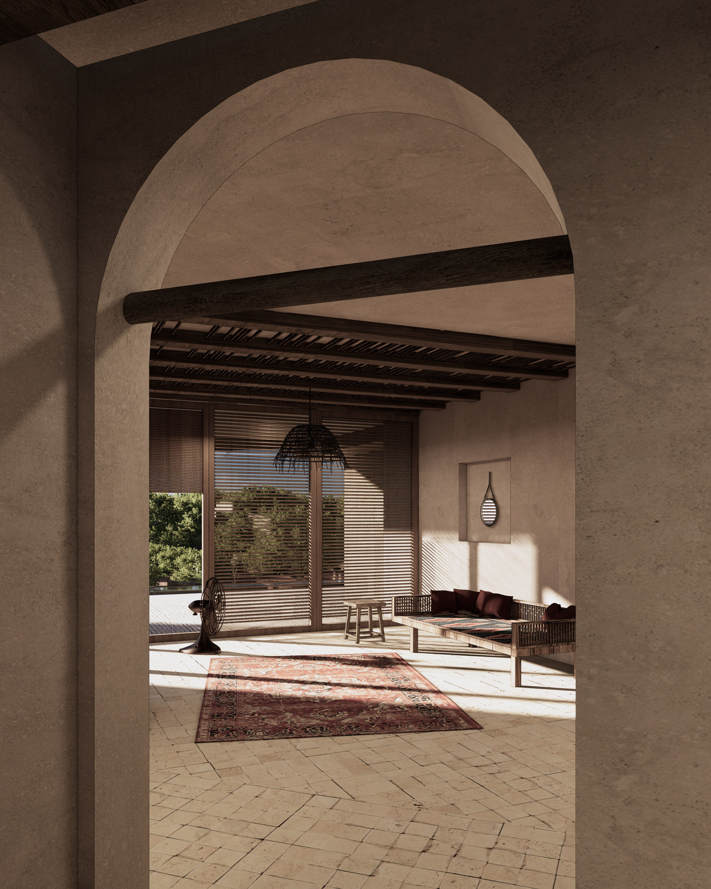 A Garden House In Farashah by Context studio - Architizer