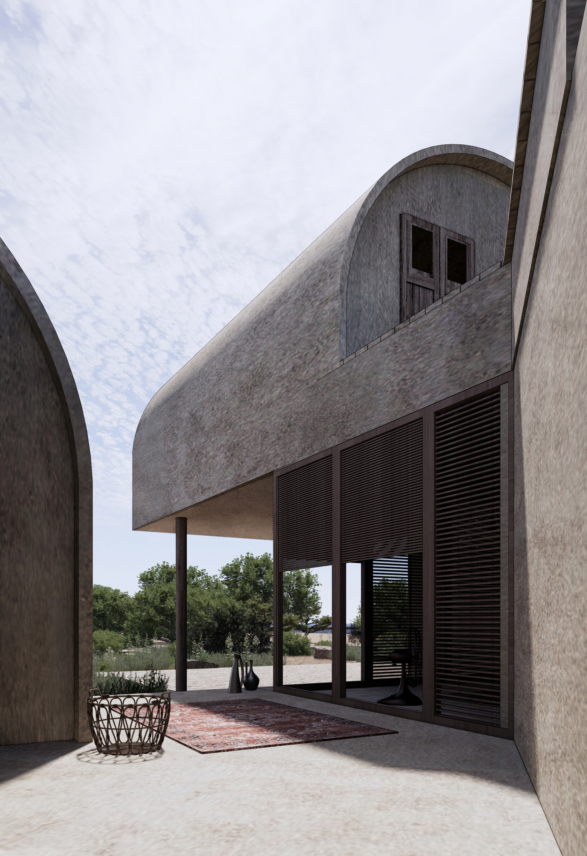 A Garden House In Farashah by Context studio - Architizer