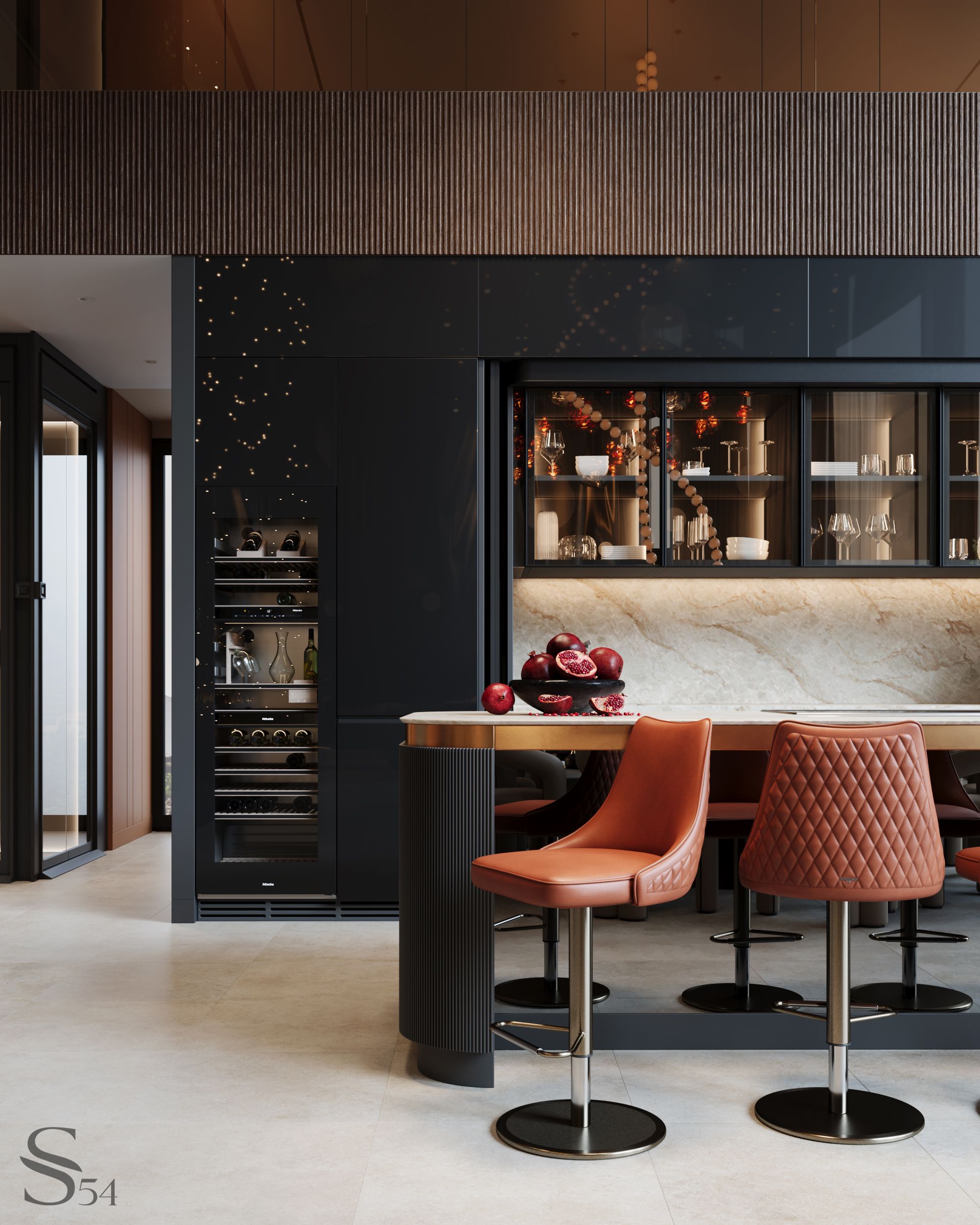 Interior design of a colorful villa in Madrid by Studia 54 - Architizer