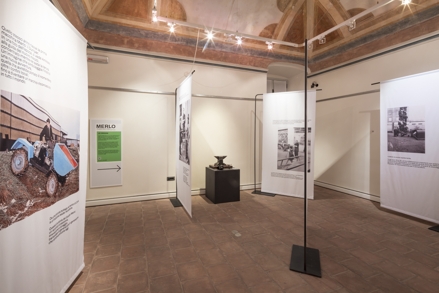 Merlo, 60 years of history. The exhibition itinerary by Studio 3Mark ...