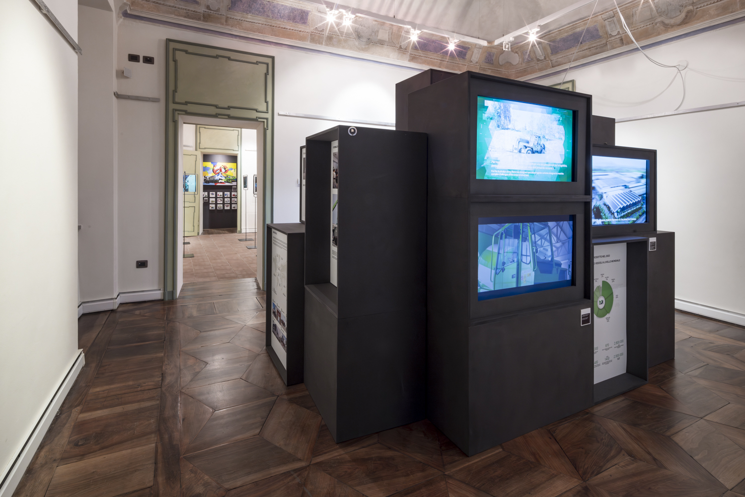 Merlo, 60 years of history. The exhibition itinerary by Studio 3Mark ...