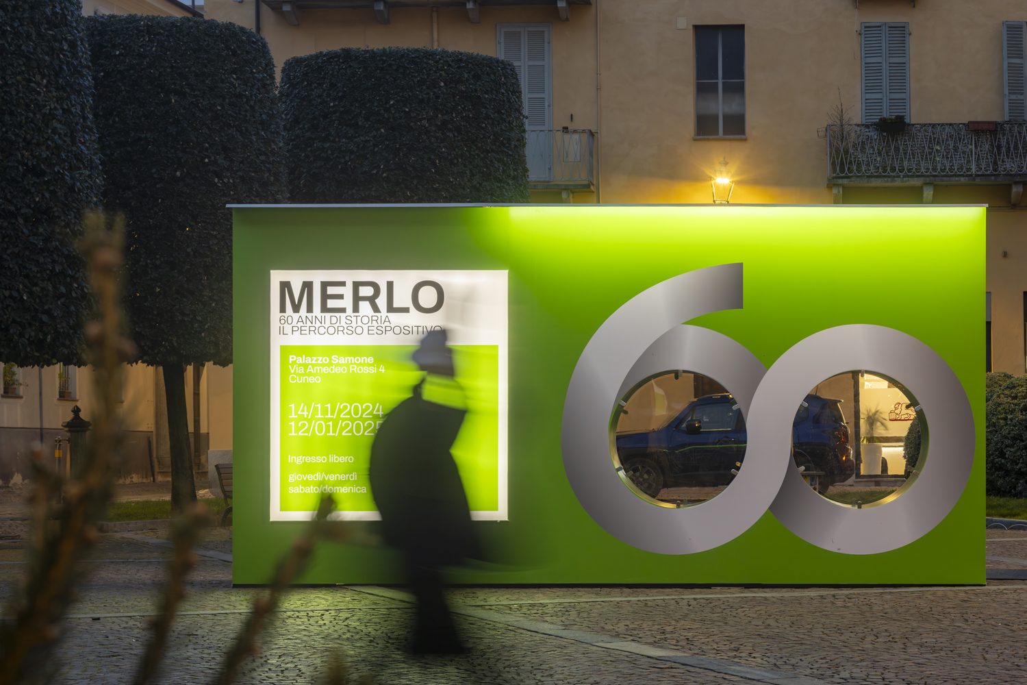 Merlo, 60 years of history. The exhibition itinerary by Studio 3Mark ...