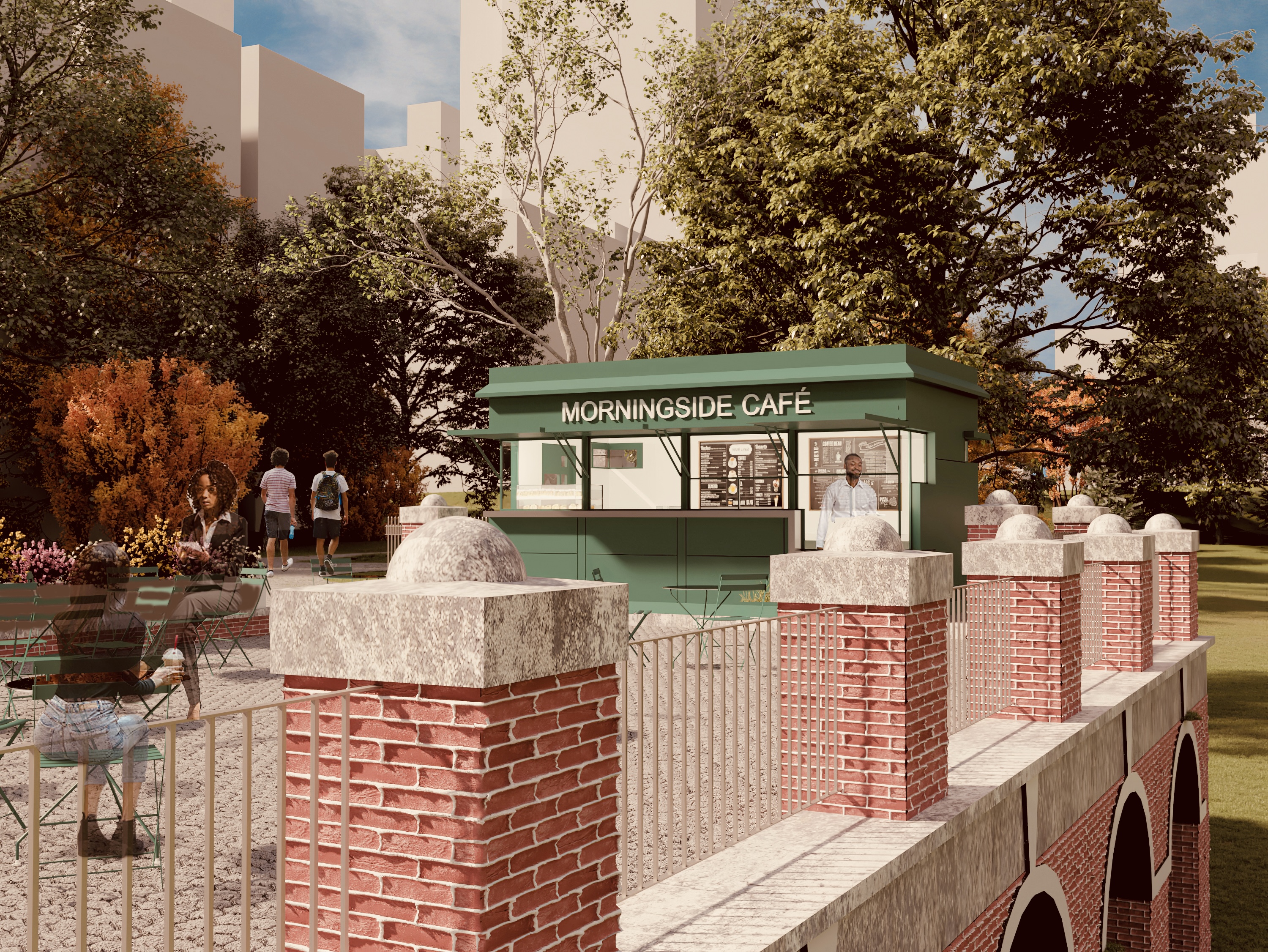 Morningside Cafe at Morningside Park by George Ranalli Architect FAIA ...