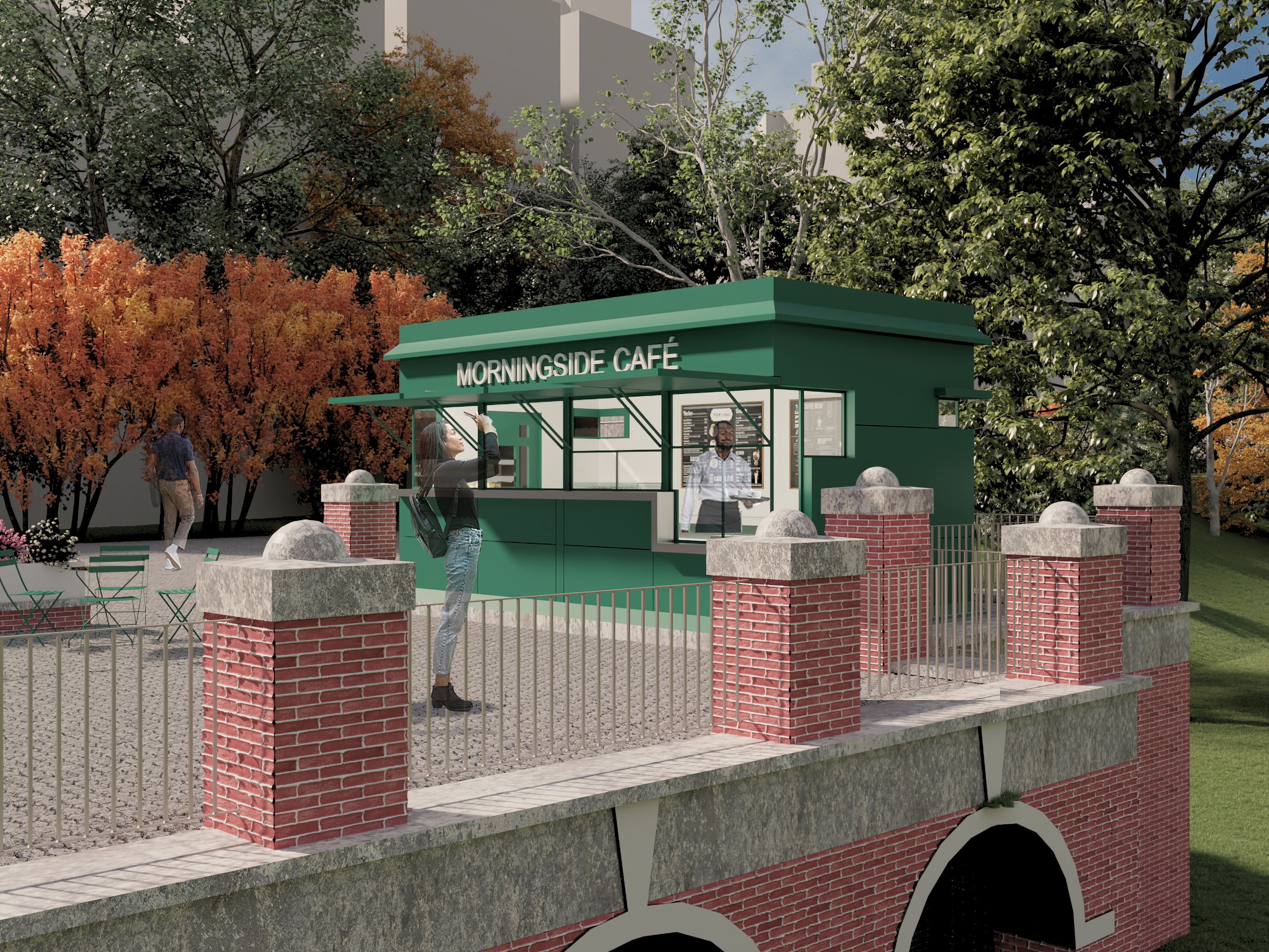 Morningside Cafe at Morningside Park by George Ranalli Architect FAIA ...