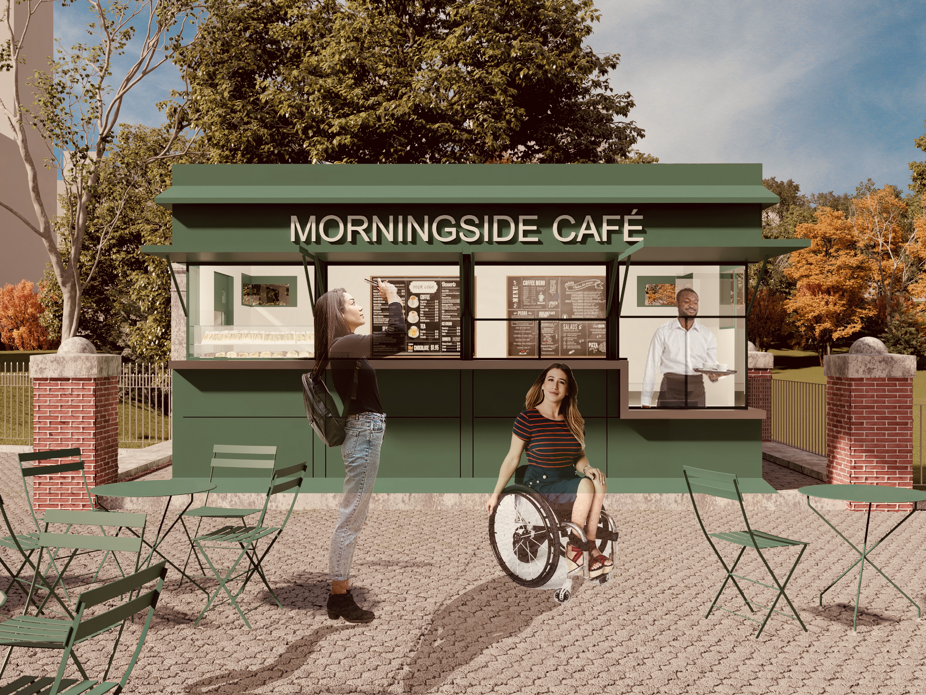 Morningside Cafe at Morningside Park by George Ranalli Architect FAIA ...