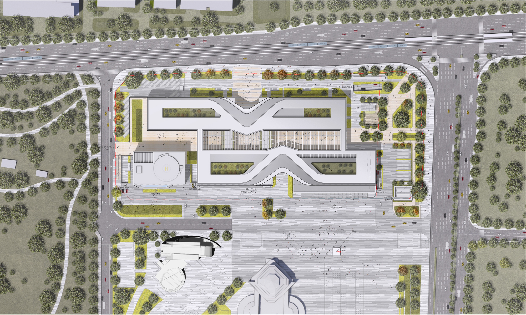 10 Design Announces Completion of New Civic Landmark: Zhuhai Civil ...