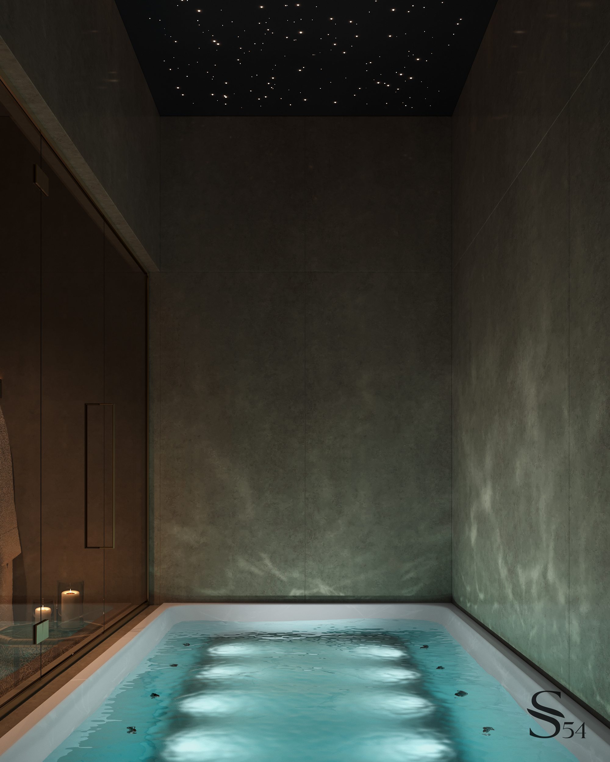 Interior of a premium SPA complex with oriental motifs in Uzbekistan by ...