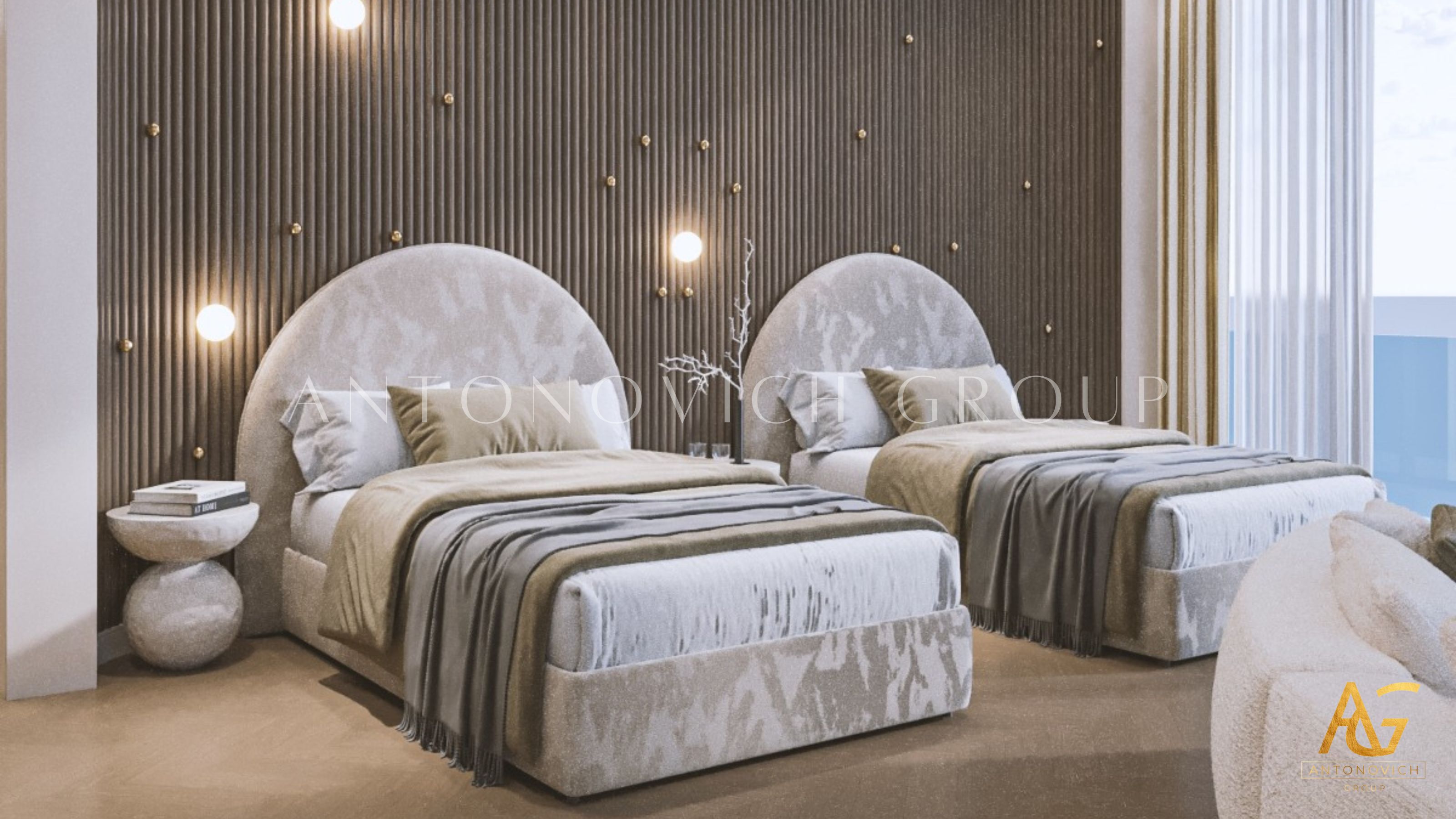 The Art of Dual-Bed Design by LUXURY ANTONOVICH DESIGN - Architizer
