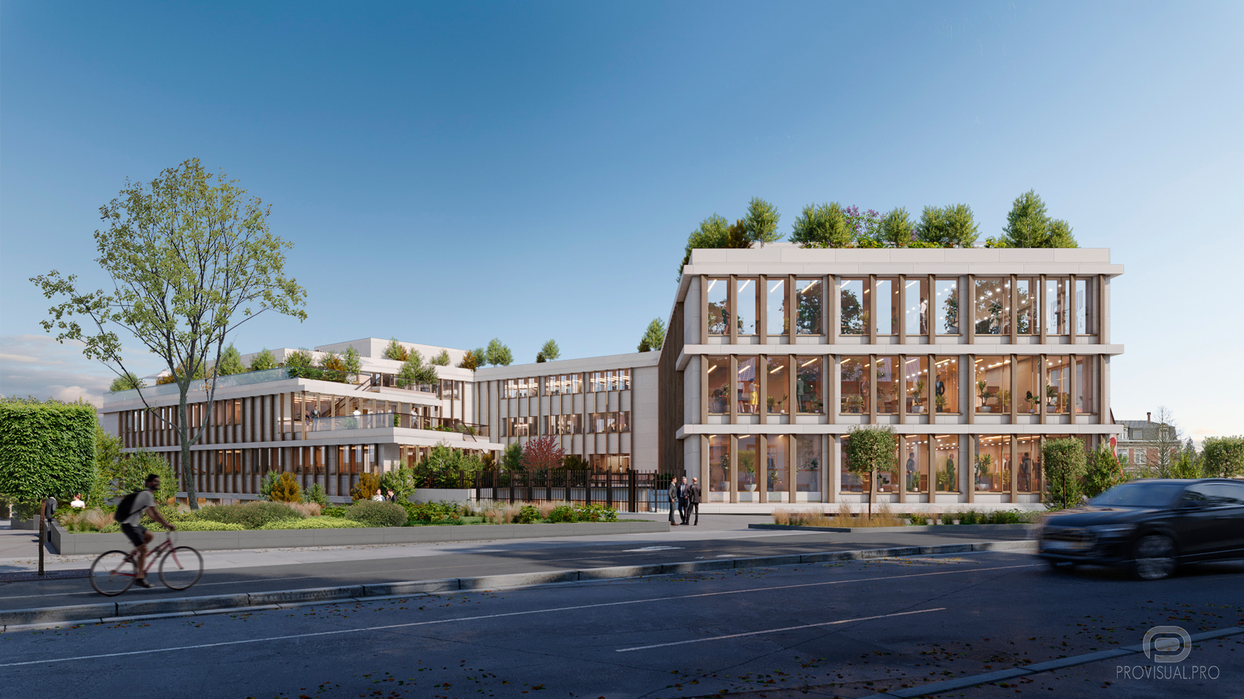 OFFICE OF CREDIT AGRICOLE BANK by Provisual.pro Studio - Architizer