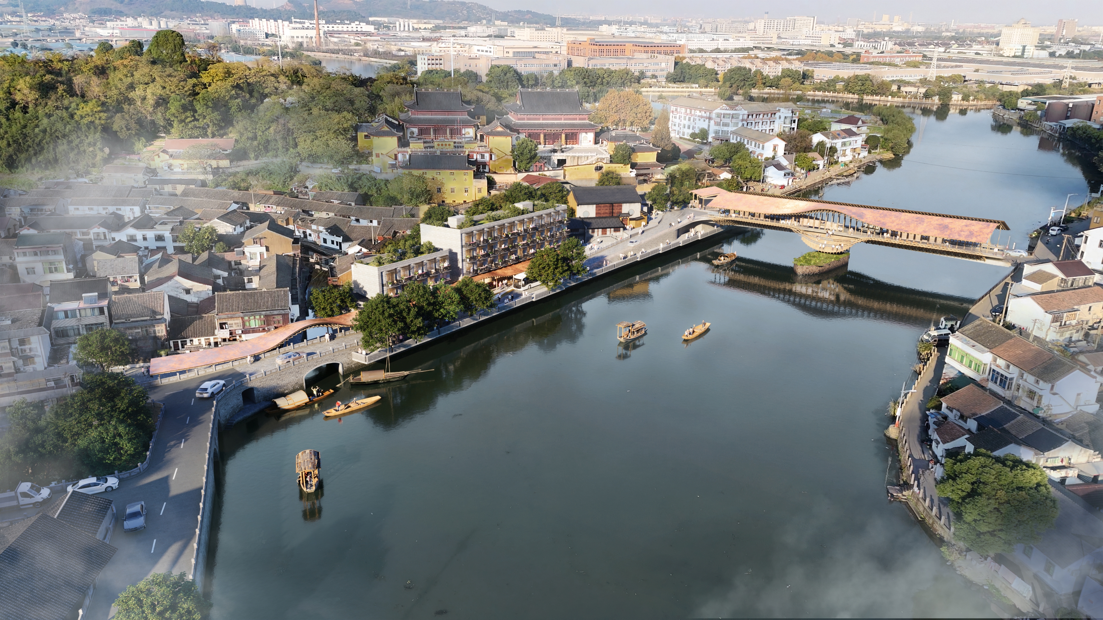 [OPNE THE GATES!]Scene design of "three gates and one axis" in Doumen ...