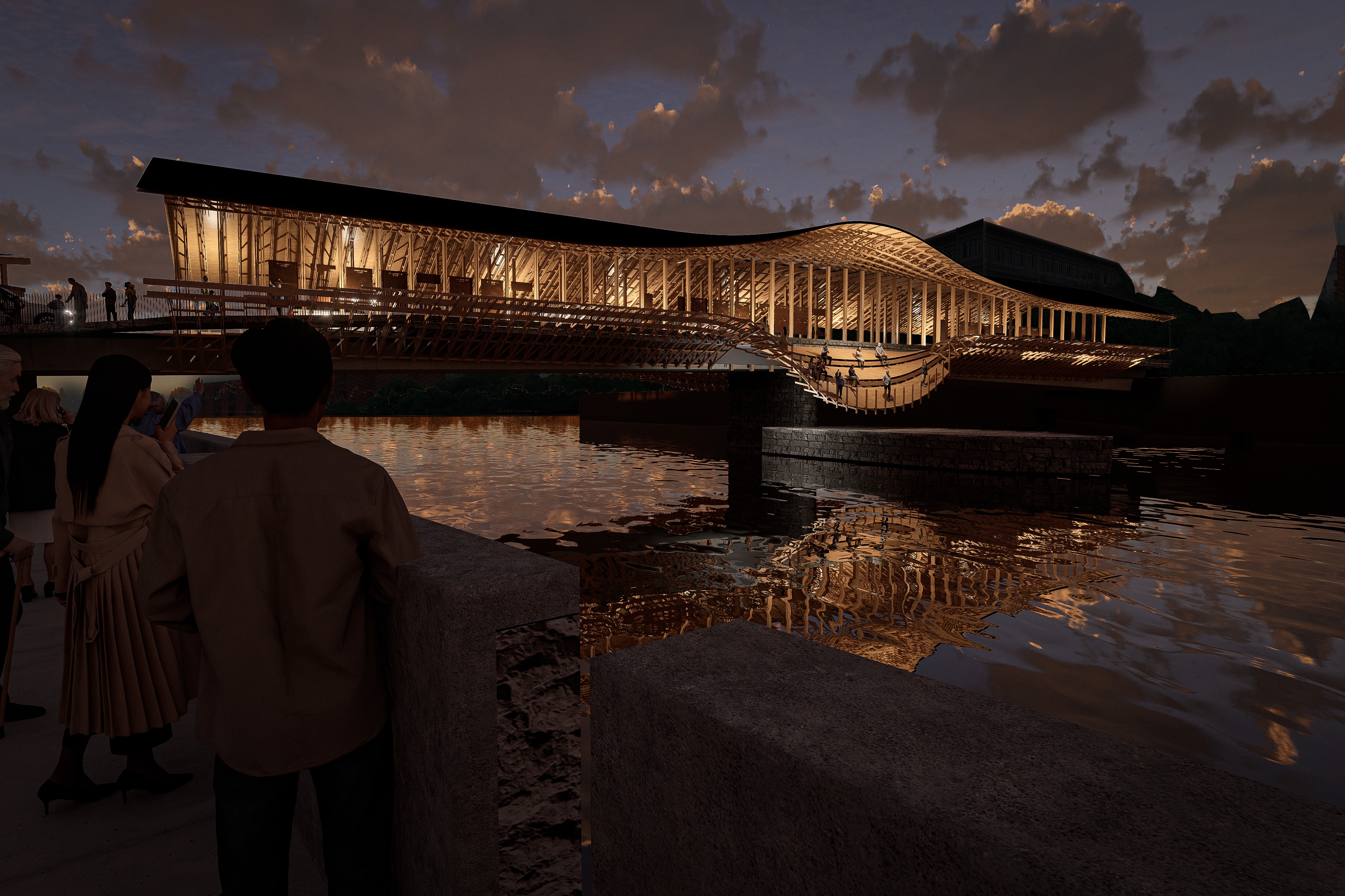 [OPNE THE GATES!]Scene design of "three gates and one axis" in Doumen ...