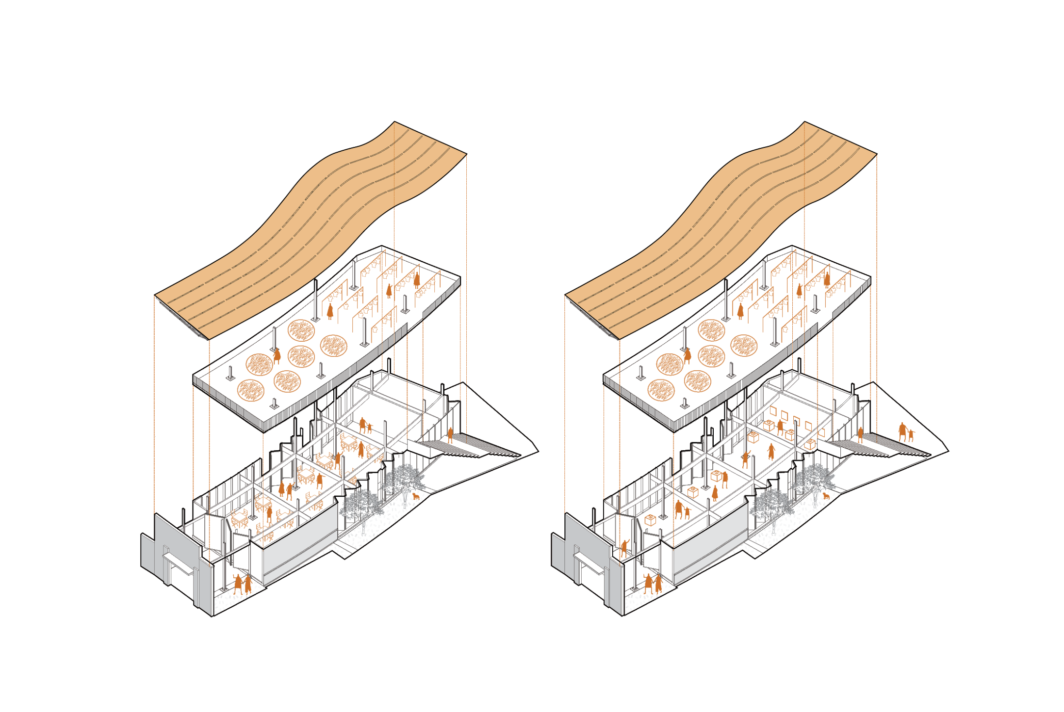 [OPNE THE GATES!]Scene design of "three gates and one axis" in Doumen ...