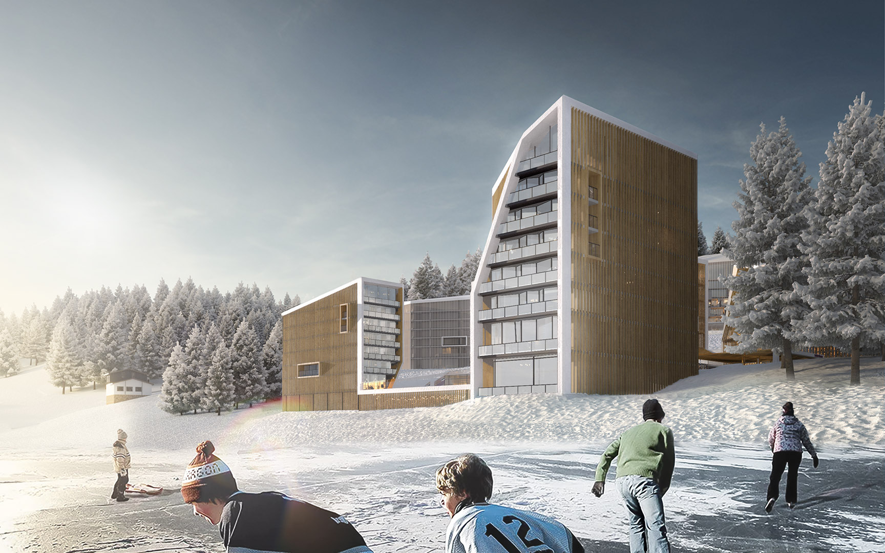 Apartment complex in Bukovel by archimatika - Architizer