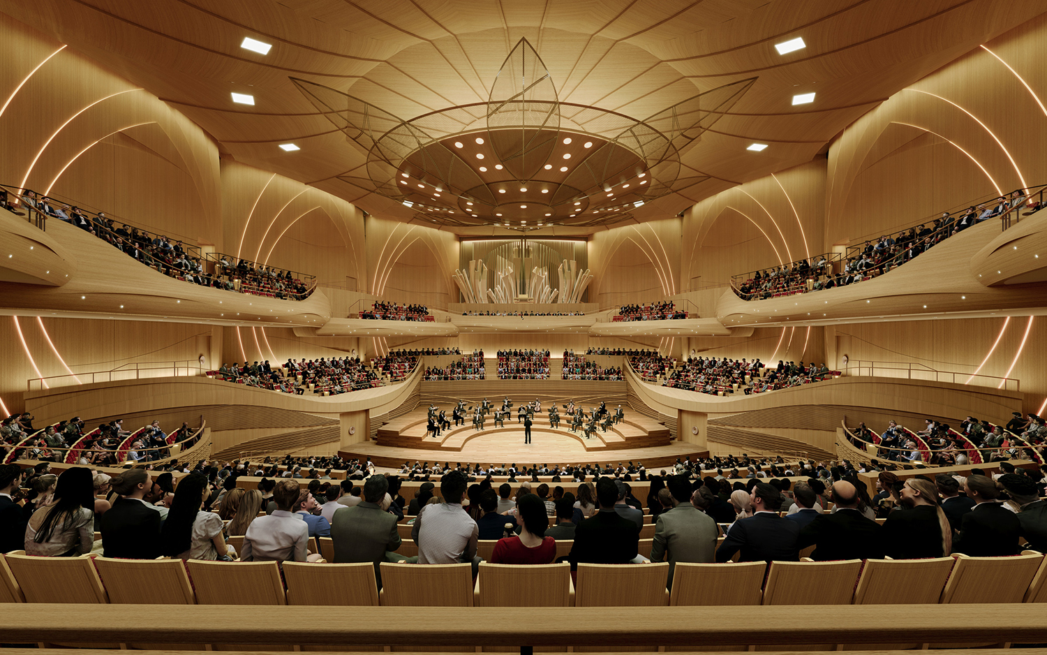 Wuxi Symphony Hall Complex by Perkins Eastman | Pfeiffer - Architizer