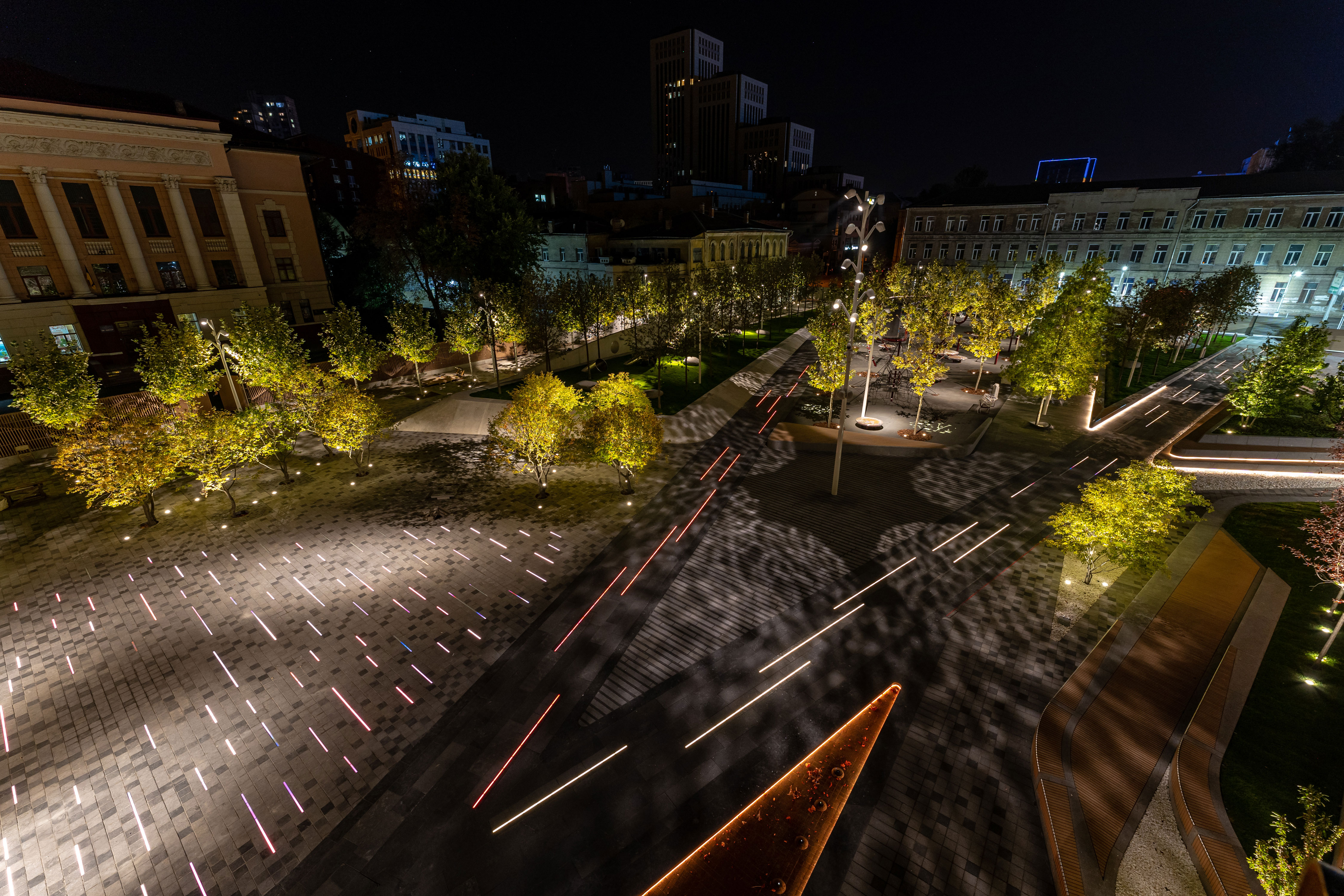 Reconstruction of Uspenska Square in Dnipro, Ukraine by Architectural team of Dmytro Volyk and ...