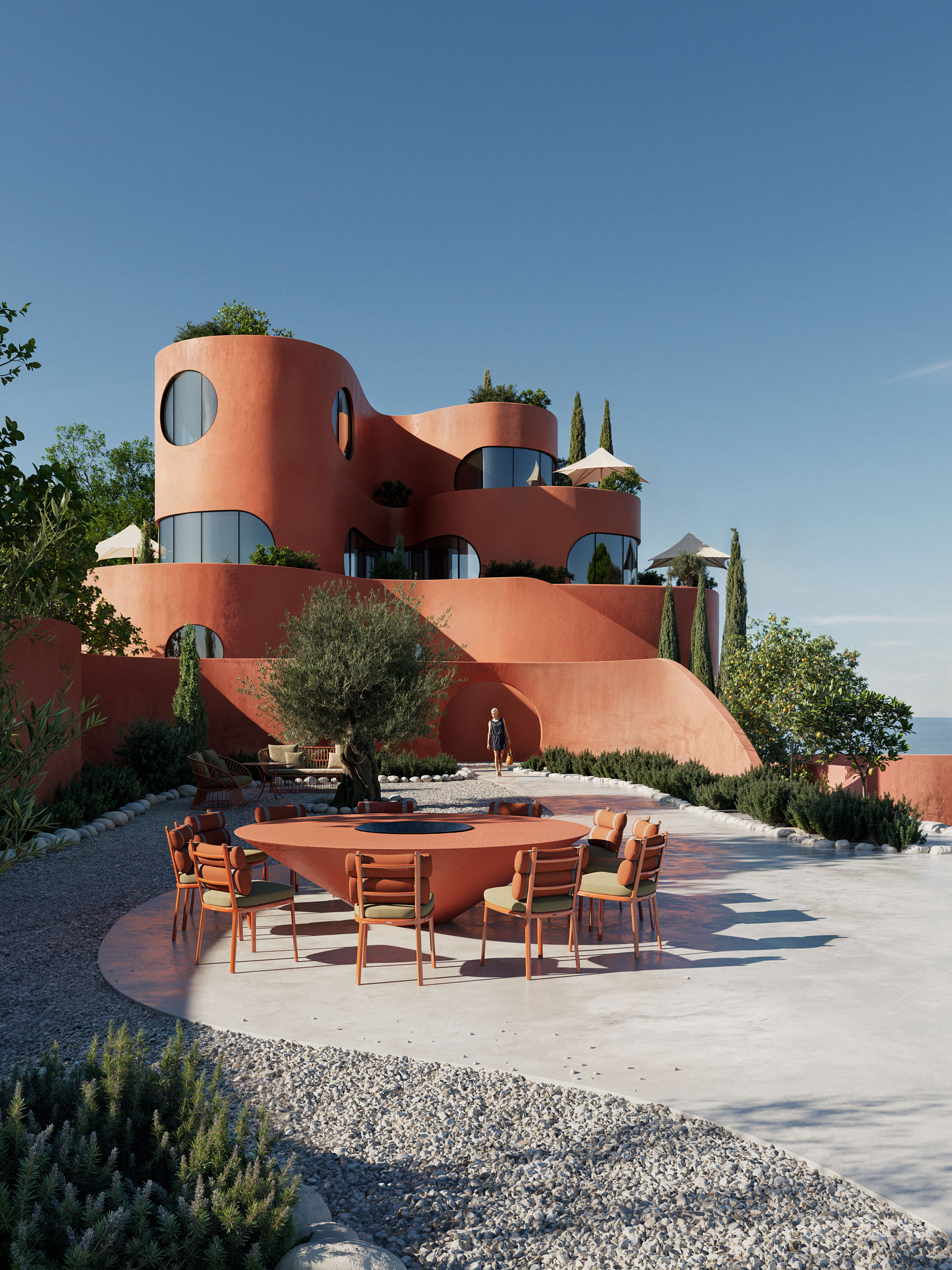 Red Villa by Trixer - Architizer