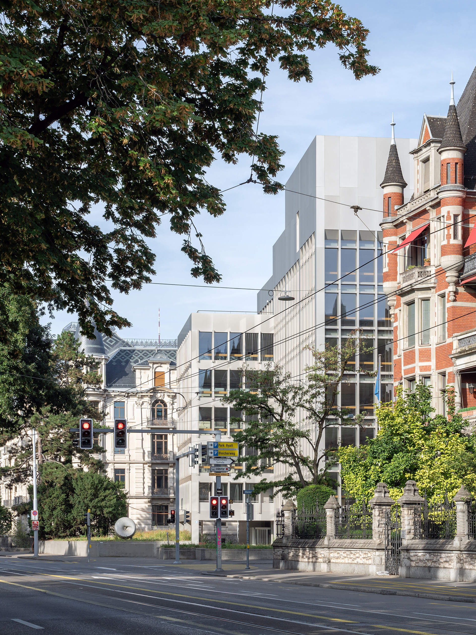 Schader commercial building, Zurich by Fischer Architekten AG - Architizer