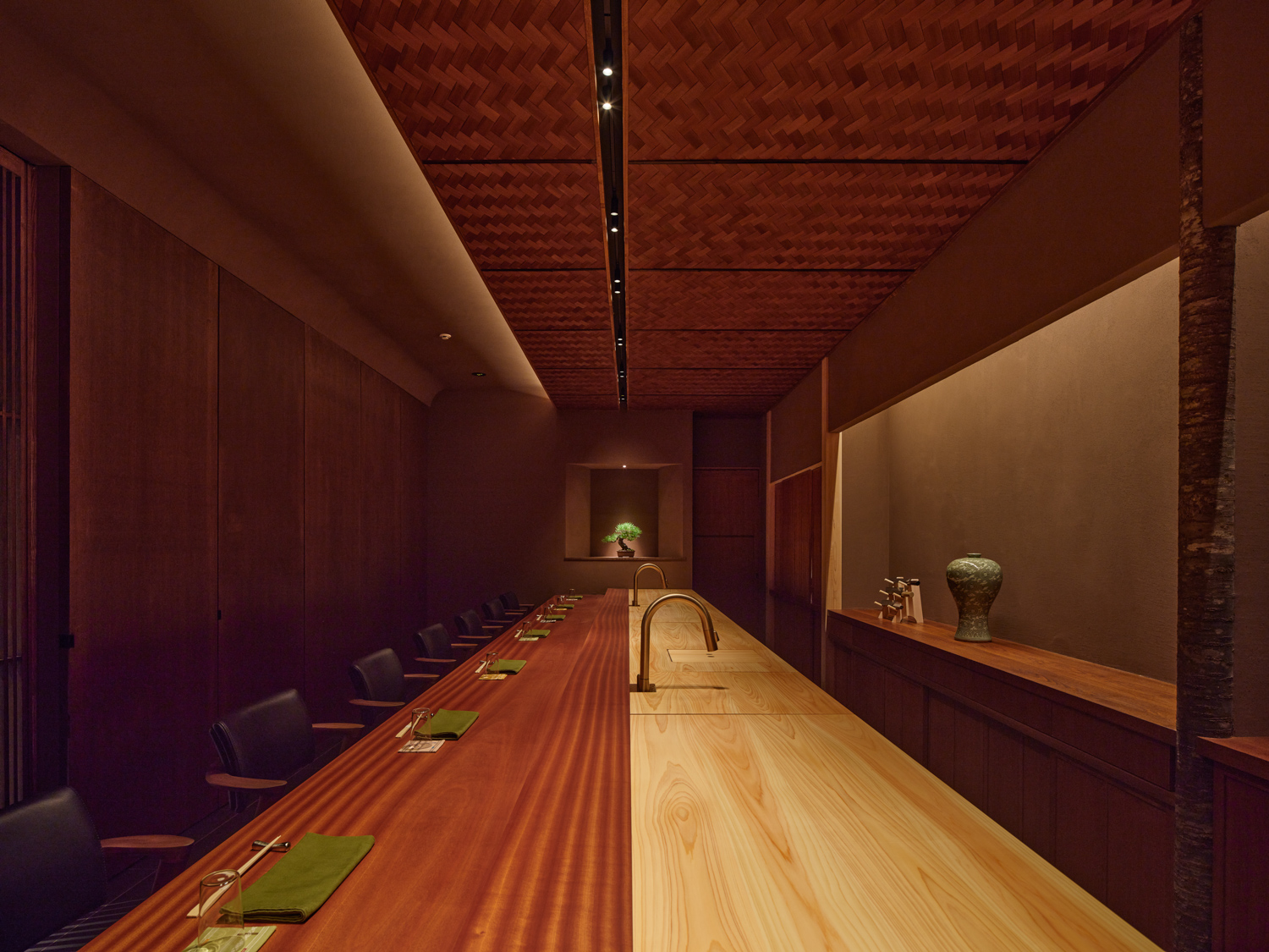 Kappo cuisine restaurant issaku by kasa architects - Architizer