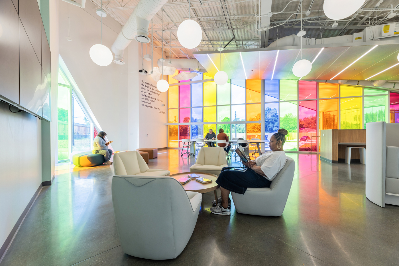 Dr. Shannon Walker Neighborhood Library by BRAVE/architecture - Architizer