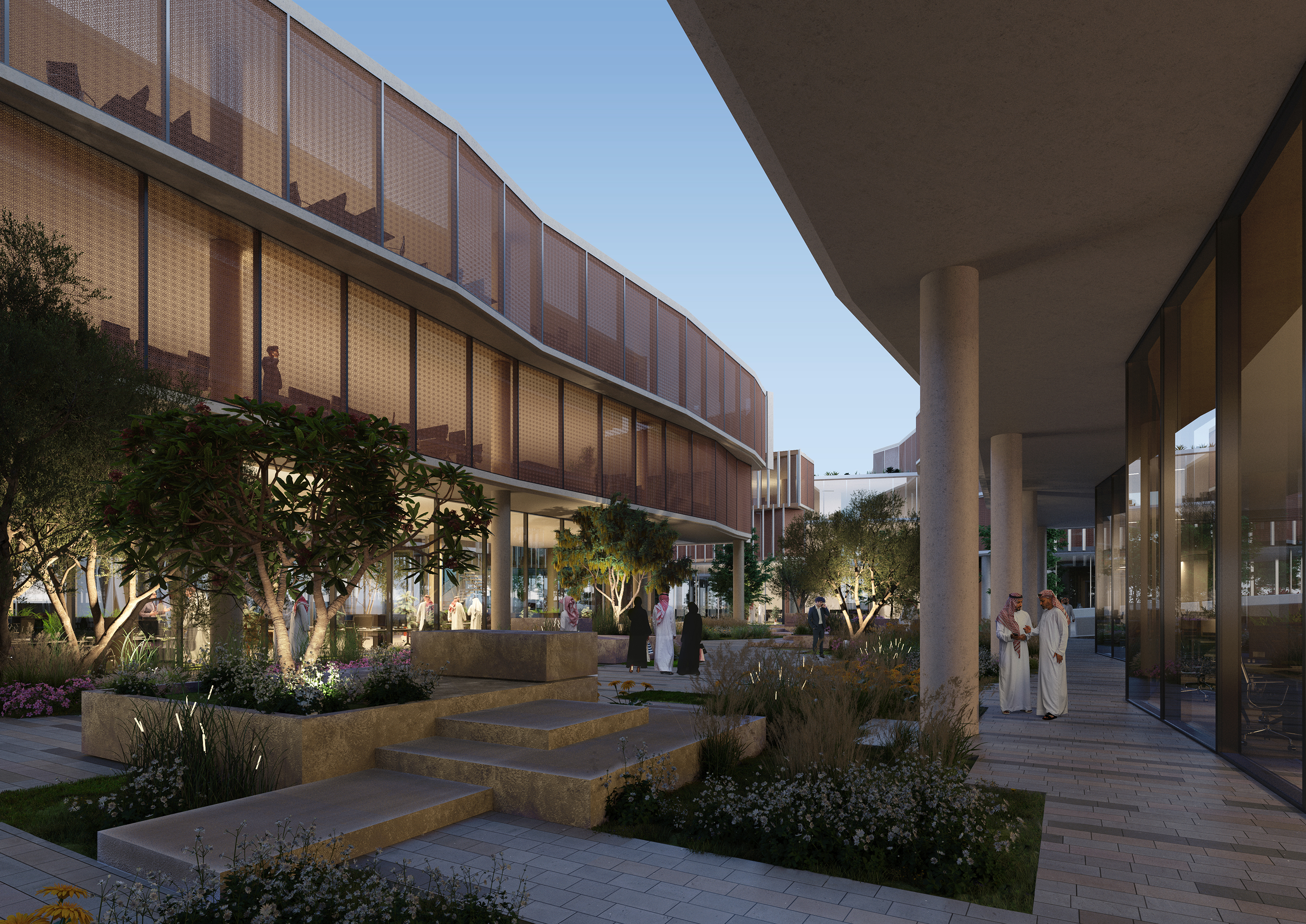 Misk Forum Peninsula Offices by U+A - Architizer